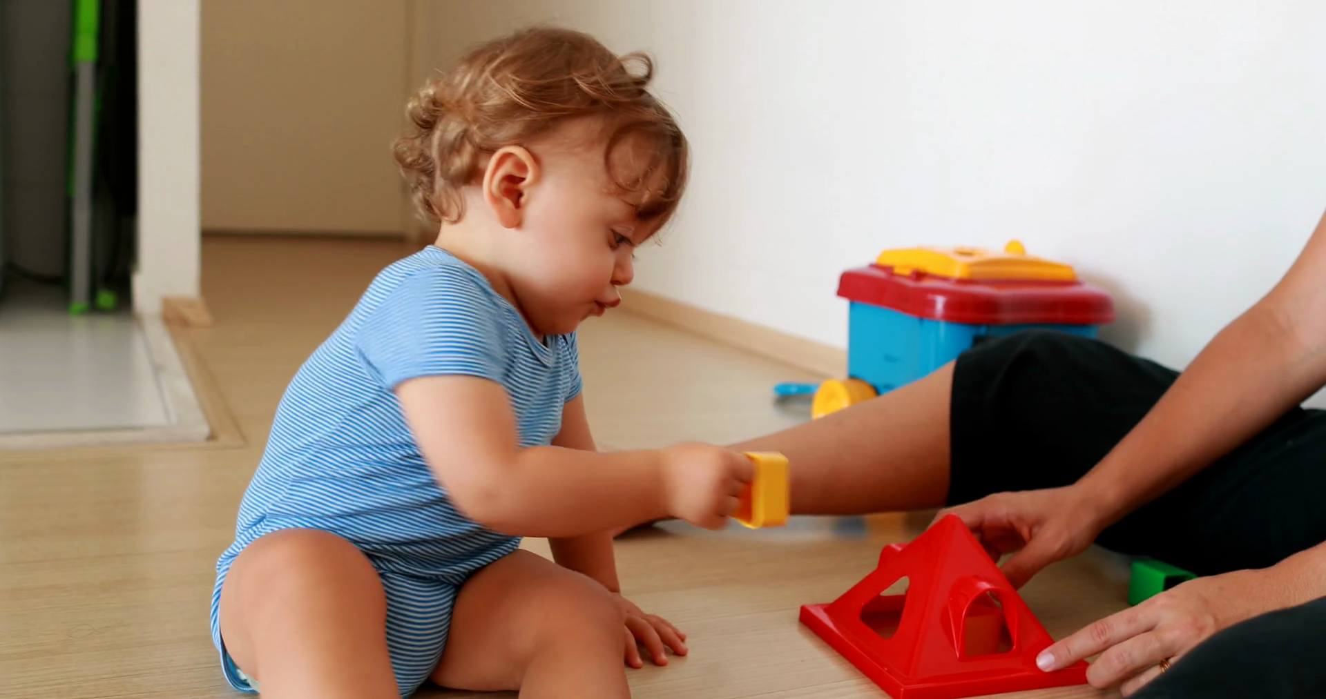 Successful Baby Clapping Hands Year Old Stock Footage SBV-348545812 ...