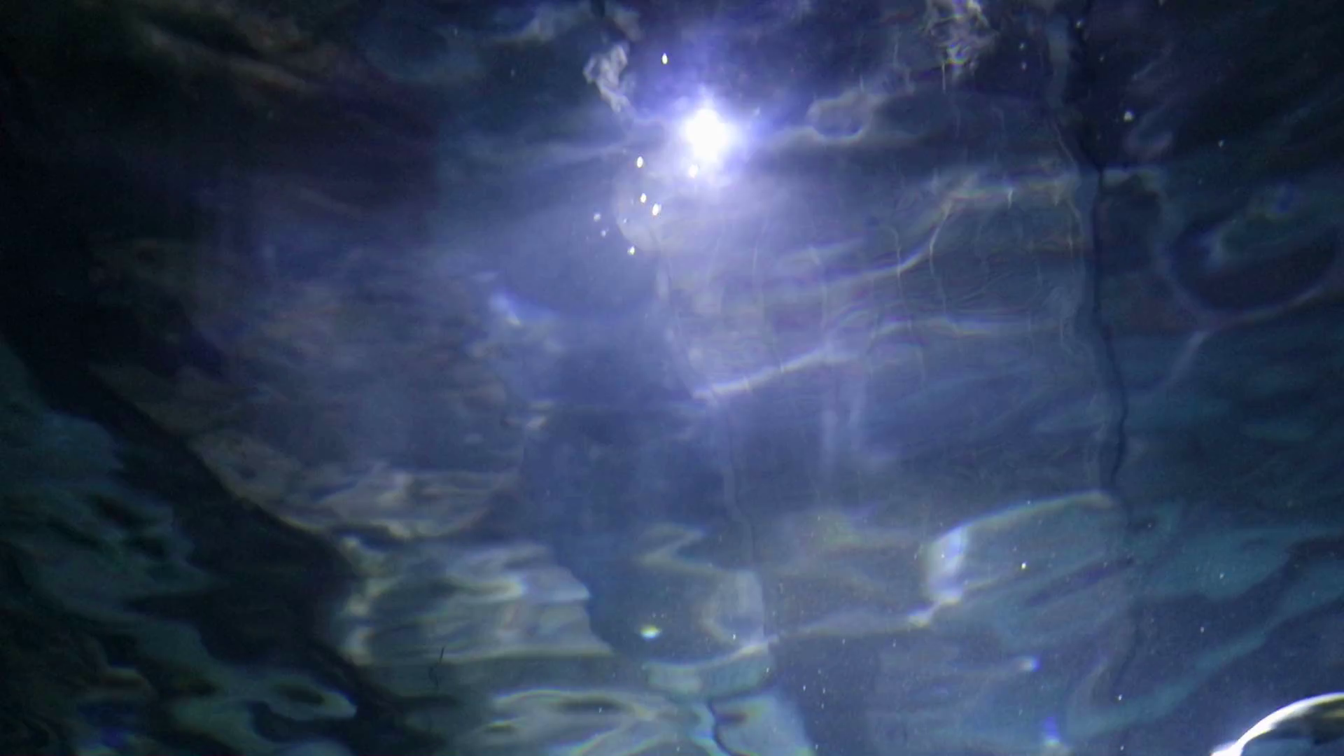 Sunbeam Piercing Through Aquatic Blue Stock Footage SBV-348438226 ...