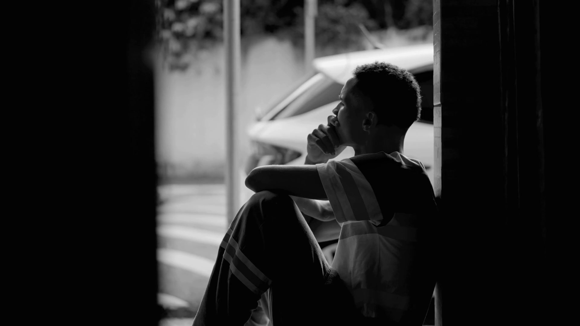 Thoughtful Person From African American Stock Footage SBV-348521469 ...