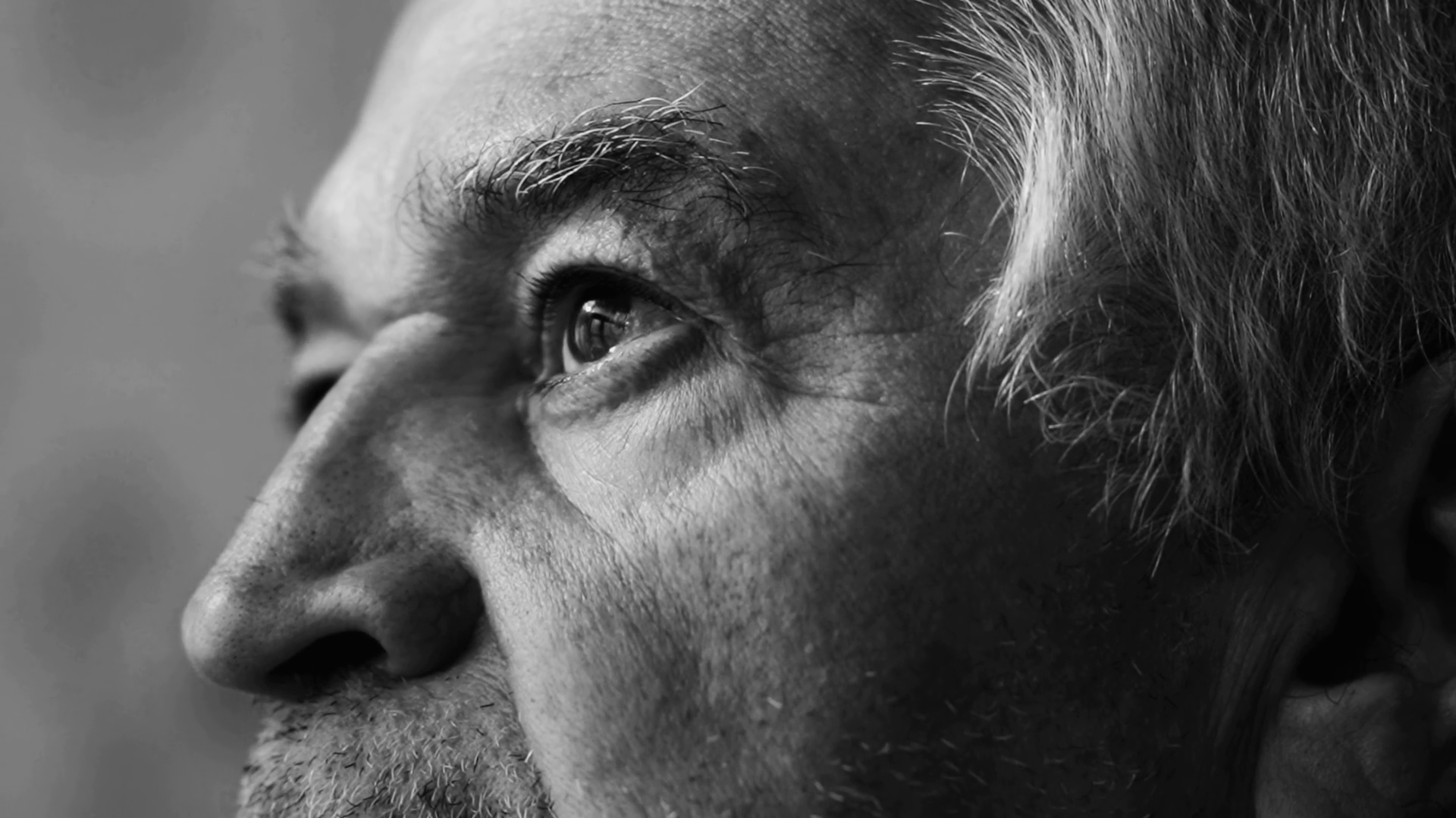 Thoughtful Senior Man In Deep Mental Stock Footage SBV-348475741 ...