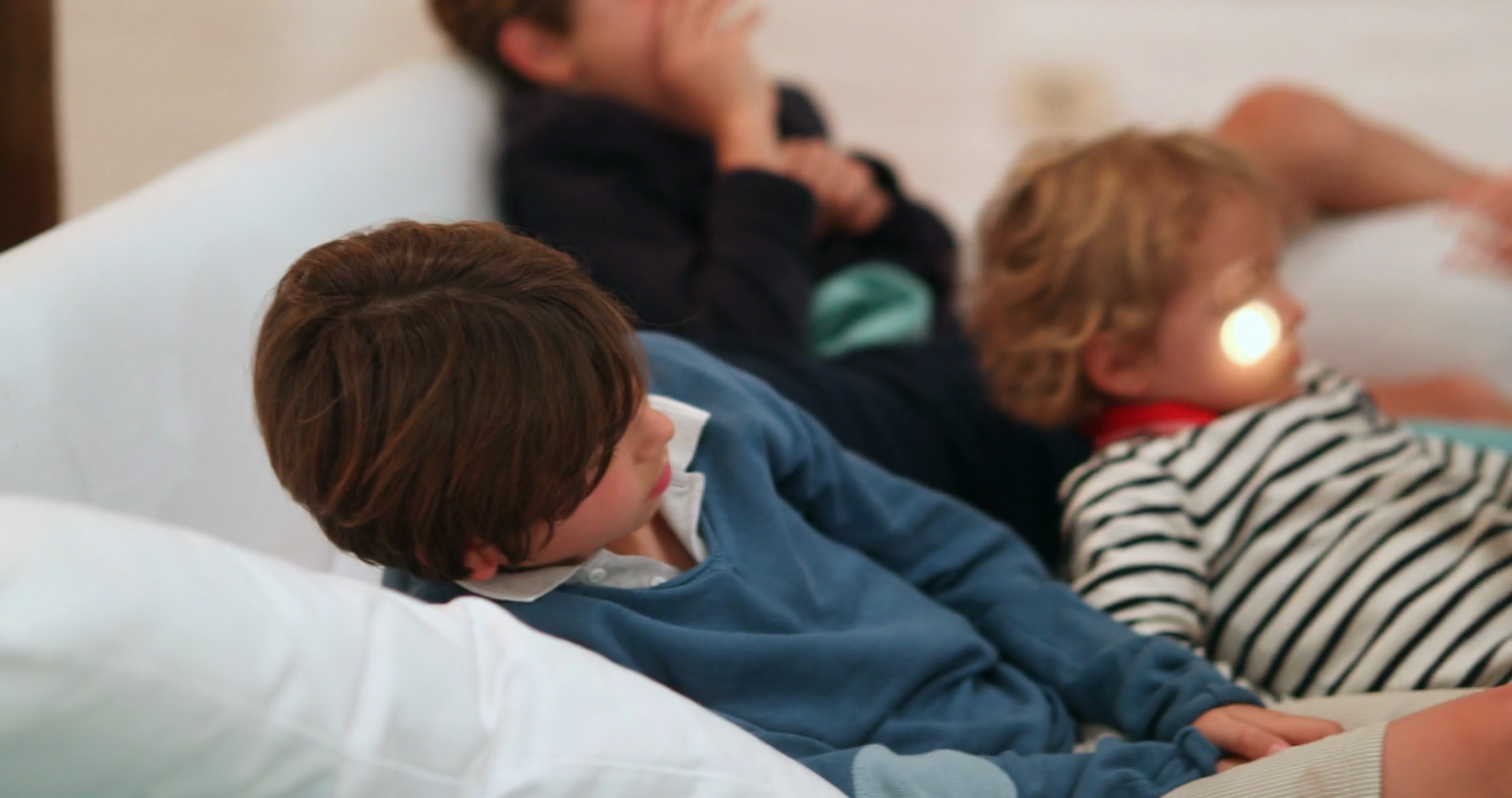 Tired Exhausted Children In Evening Without Stock Footage SBV-352395540 ...