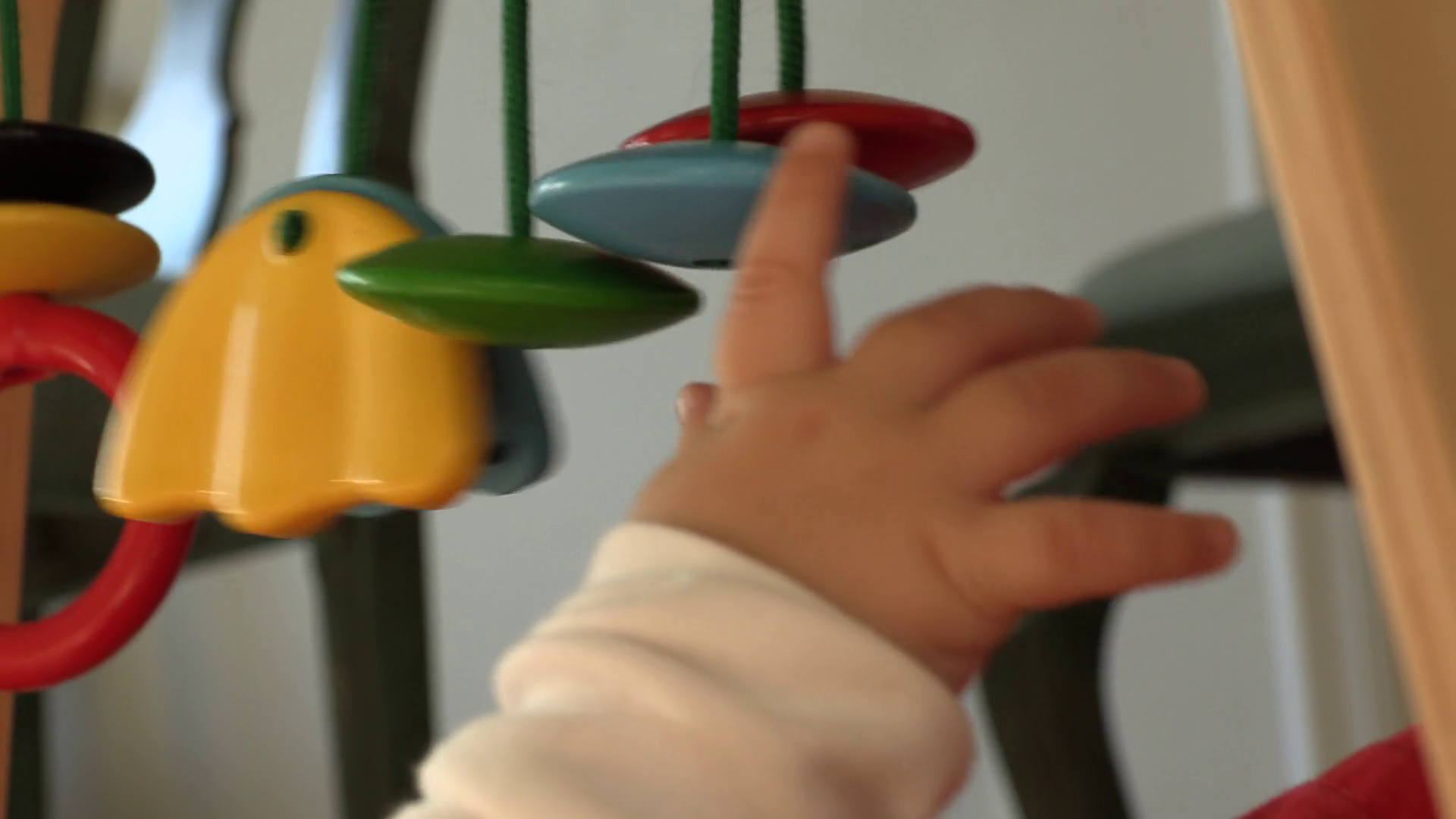 Playful Grasp: Toddler's Hand Holds Baby Stock Footage SBV-348411724 ...