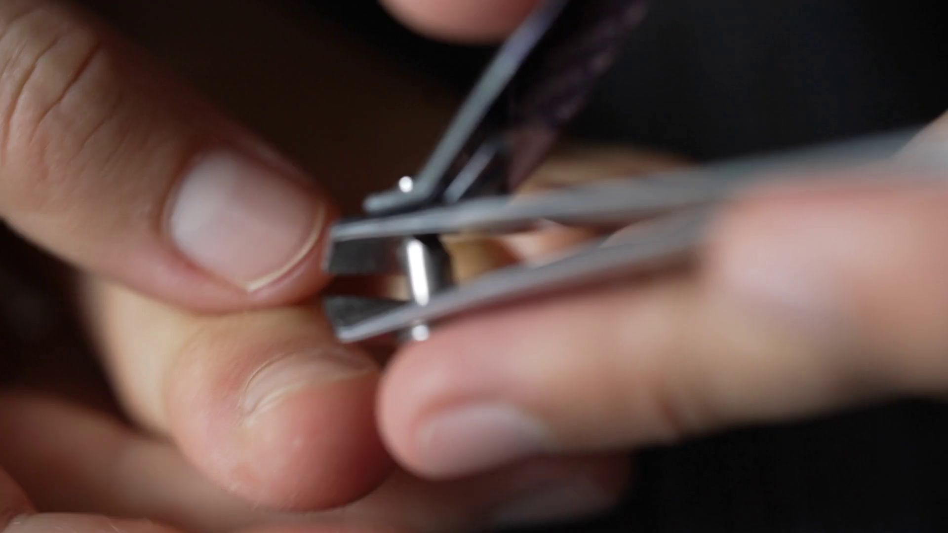 Trimming Child Feet Nails With Nail Trimmer Stock Footage SBV-348863909 ...