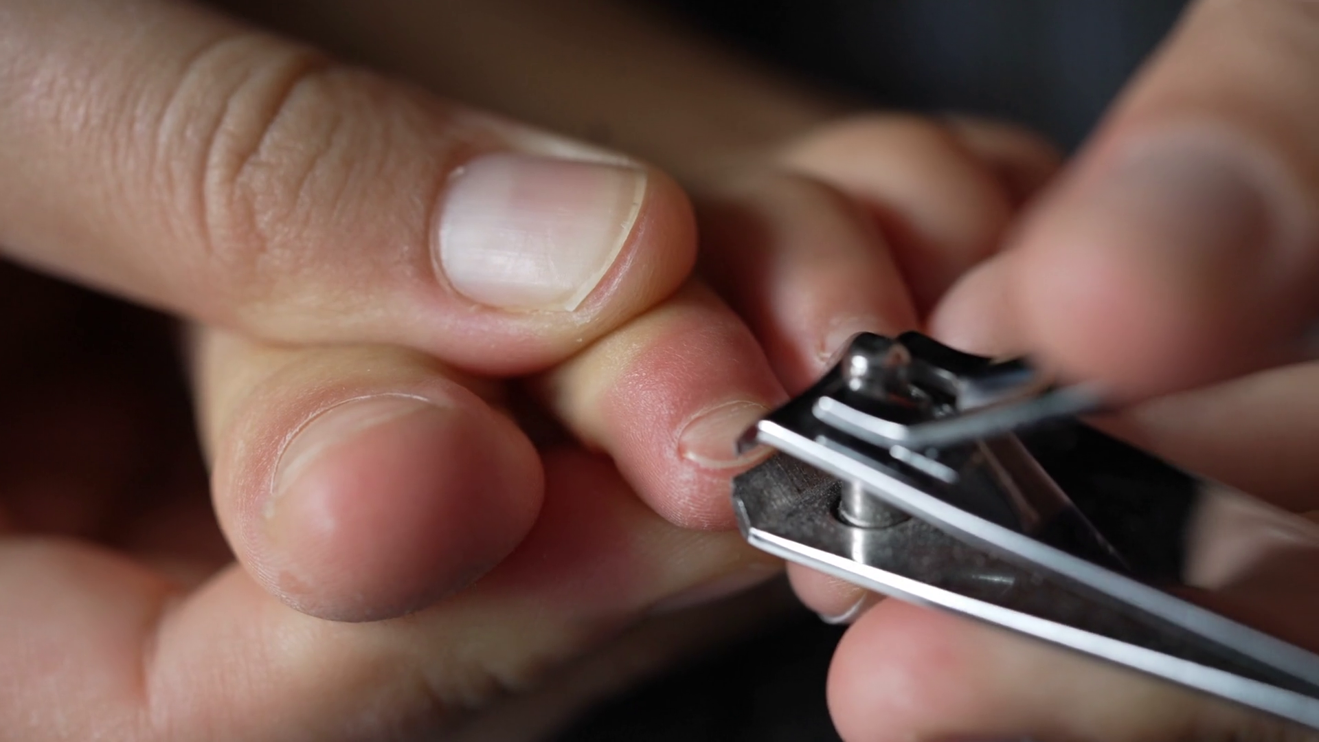 Close Up View Of Parent Clipping Toe Nails Stock Footage SBV-348866122 ...