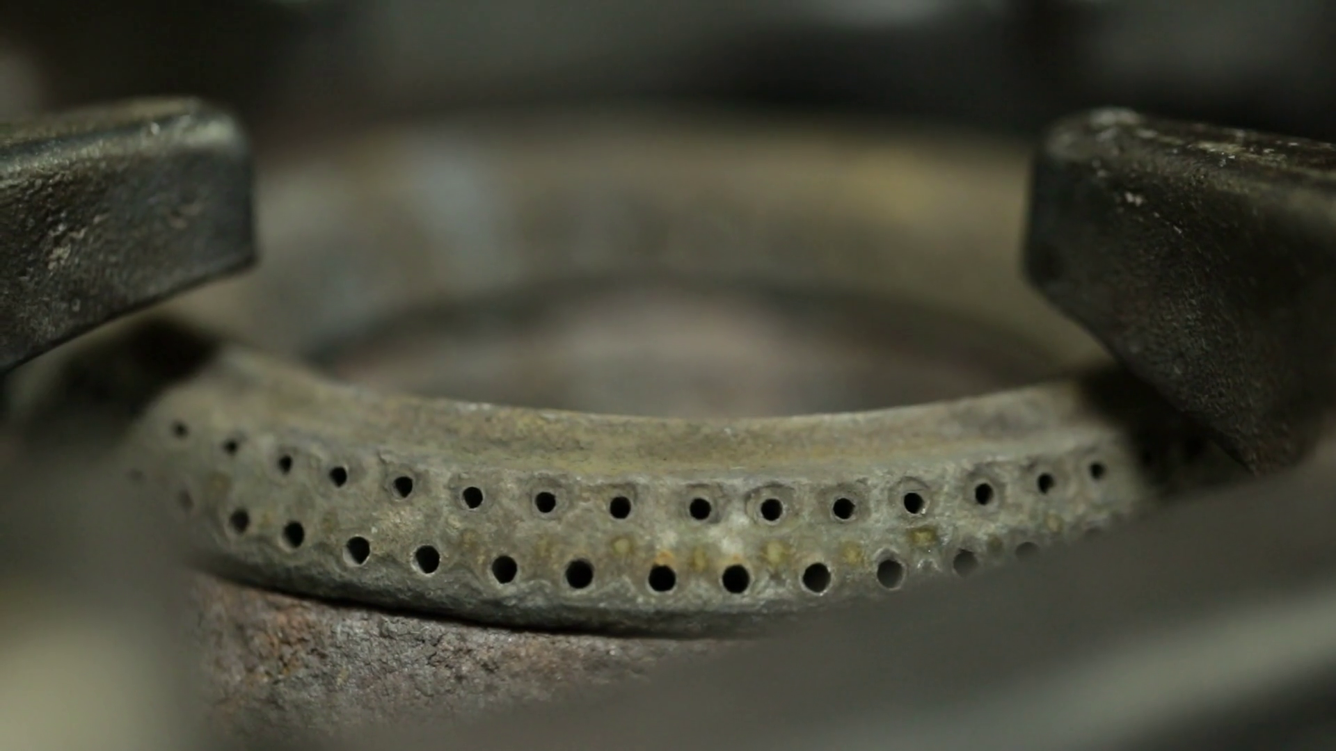 Turning Fire Stove On Close-up Flames Stock Footage SBV-348478194 ...