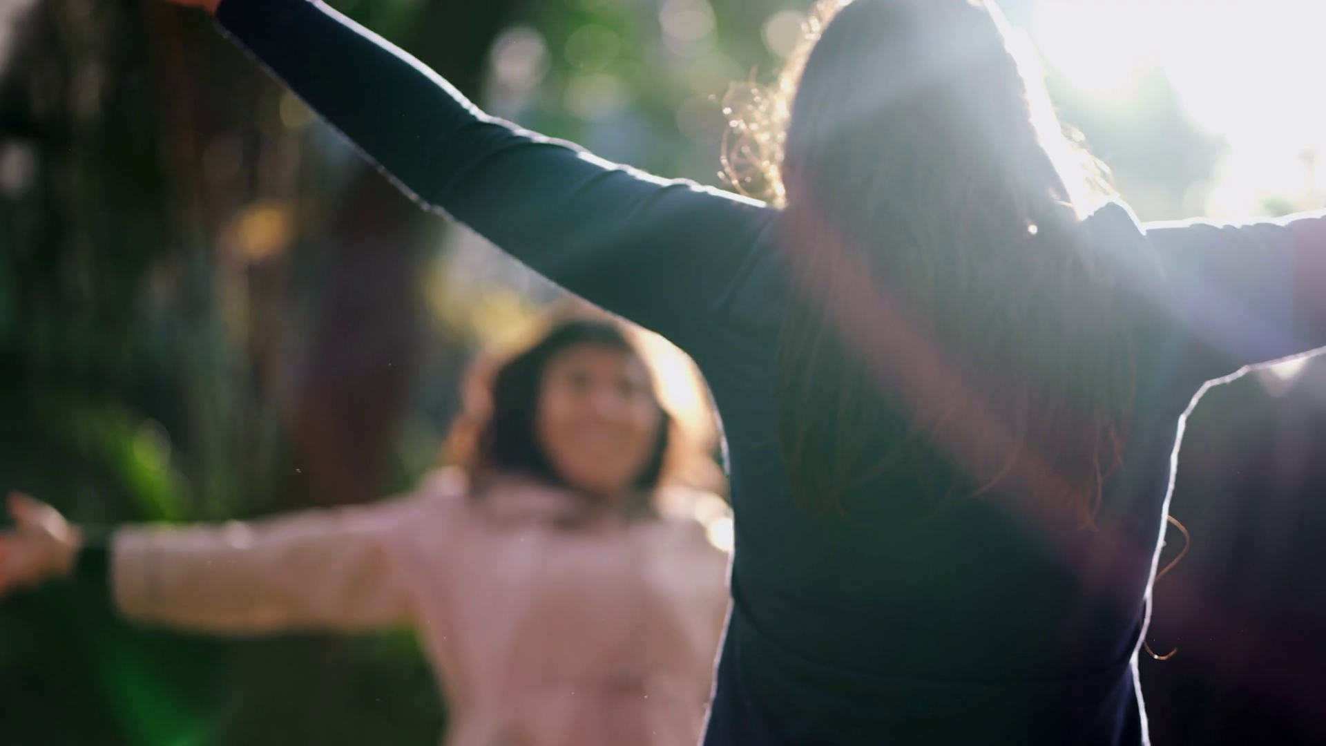 Two Best Friends Reunion Female Friendship Stock Footage SBV-348860542 ...