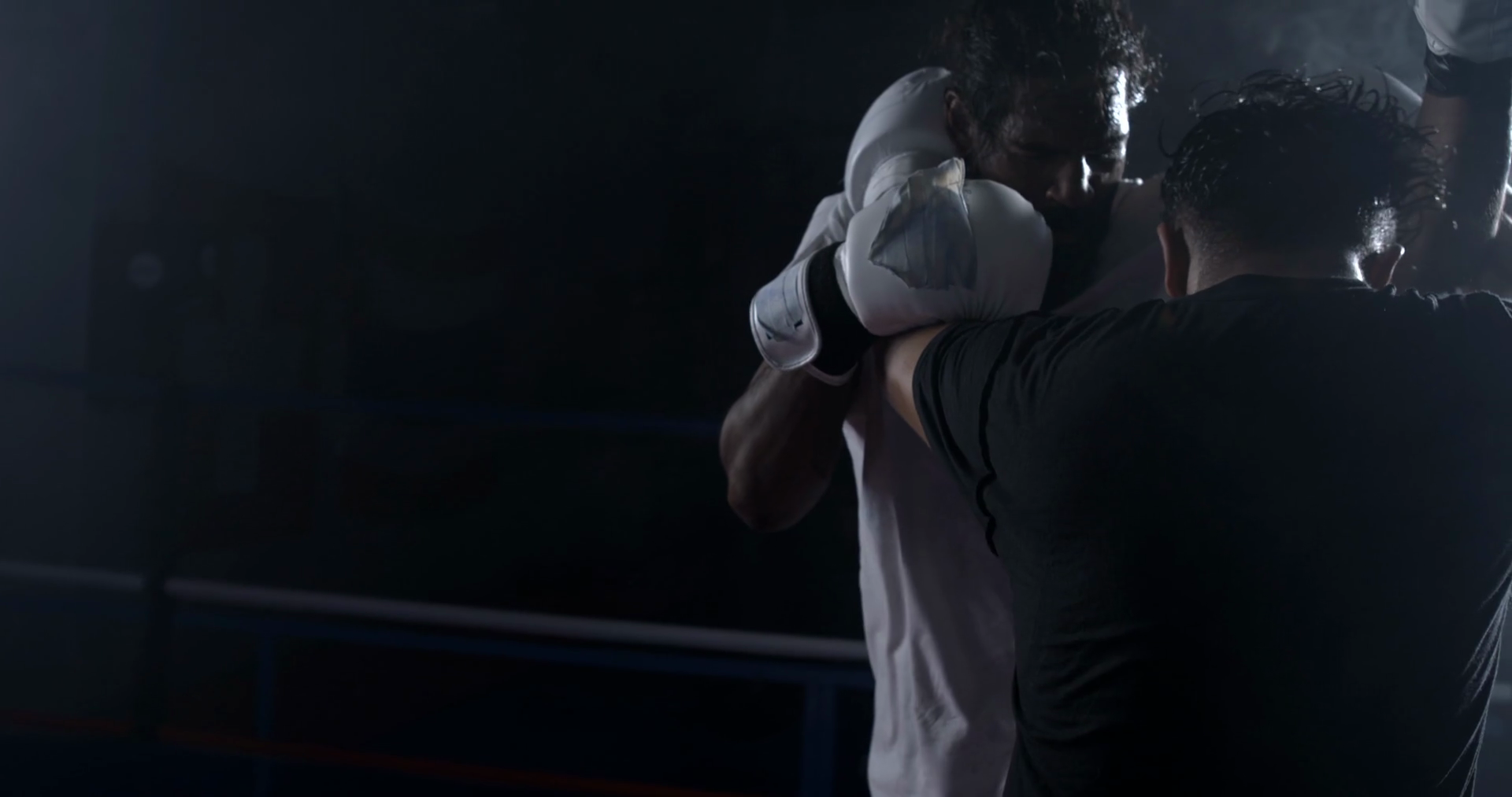 Two Boxing Fighters Clinching Prevent Stock Footage SBV-348626112 ...