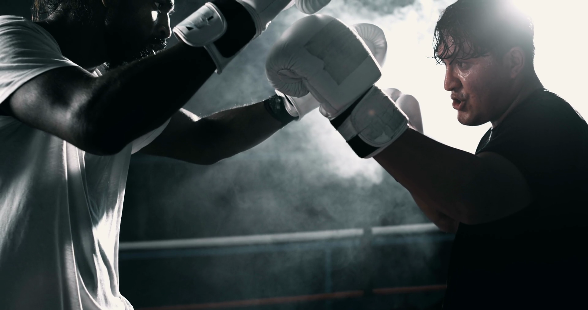 Two Fighters Face To Face During Boxing Stock Footage SBV-348606182 ...
