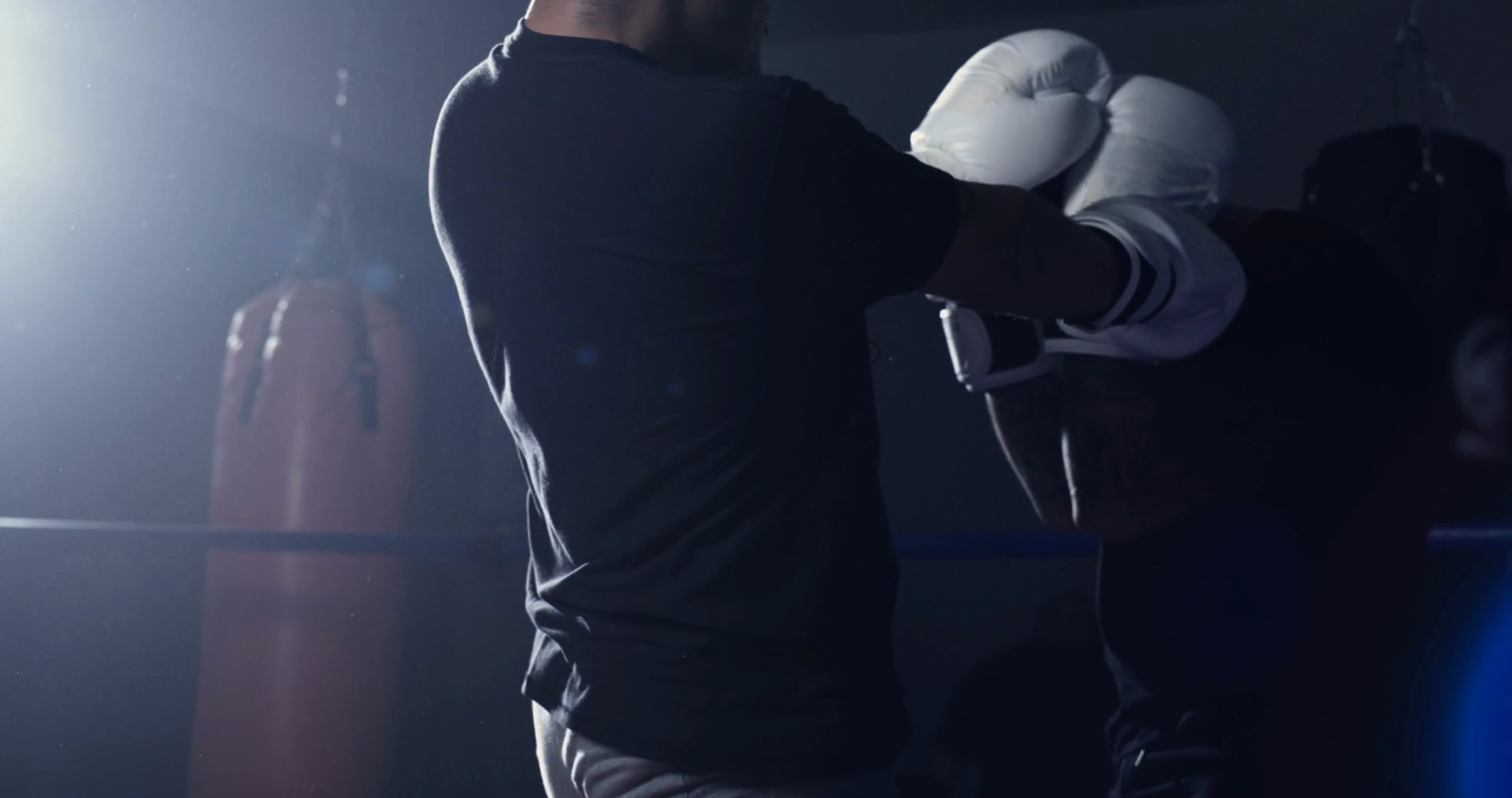 Two Fighters Inside Ring In Boxing Gloves Stock Footage SBV-348593750 ...