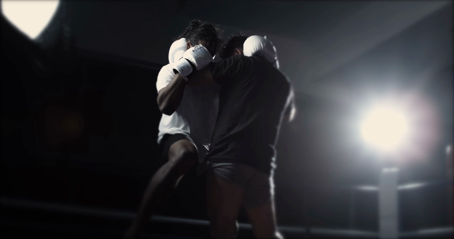 Two Fighters Wrapping With To Prevent Stock Footage SBV-348606302 ...