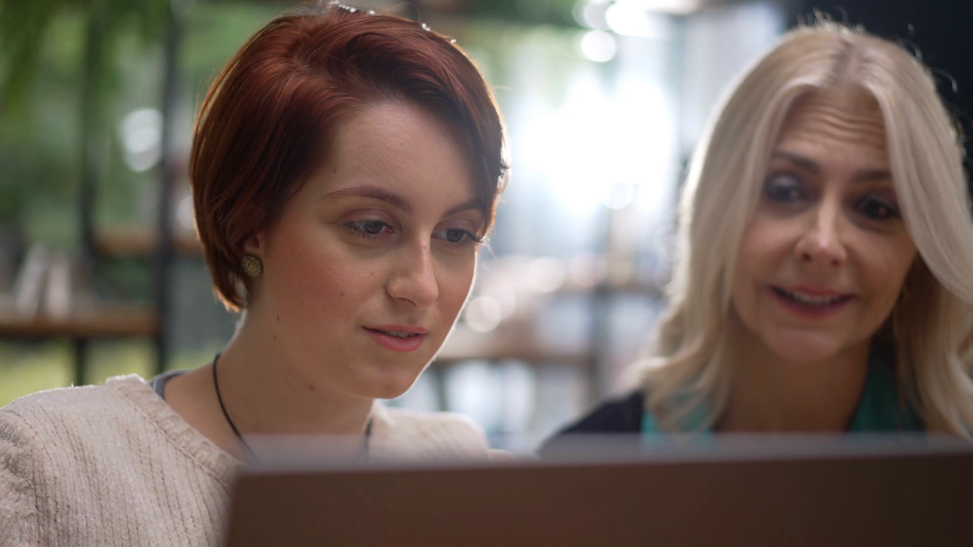 Diverse Duo: Collaborative Female Workers Stock Footage SBV-348406140 ...