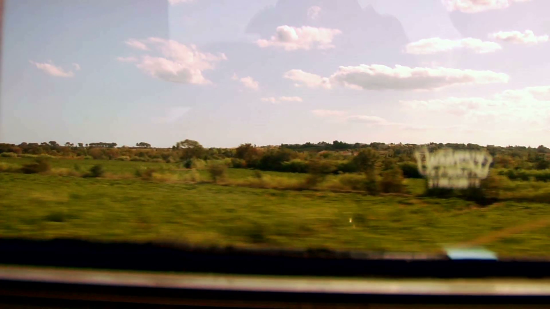View Of Scenic Landscape Seen From Moving Stock Footage SBV-348435367 ...