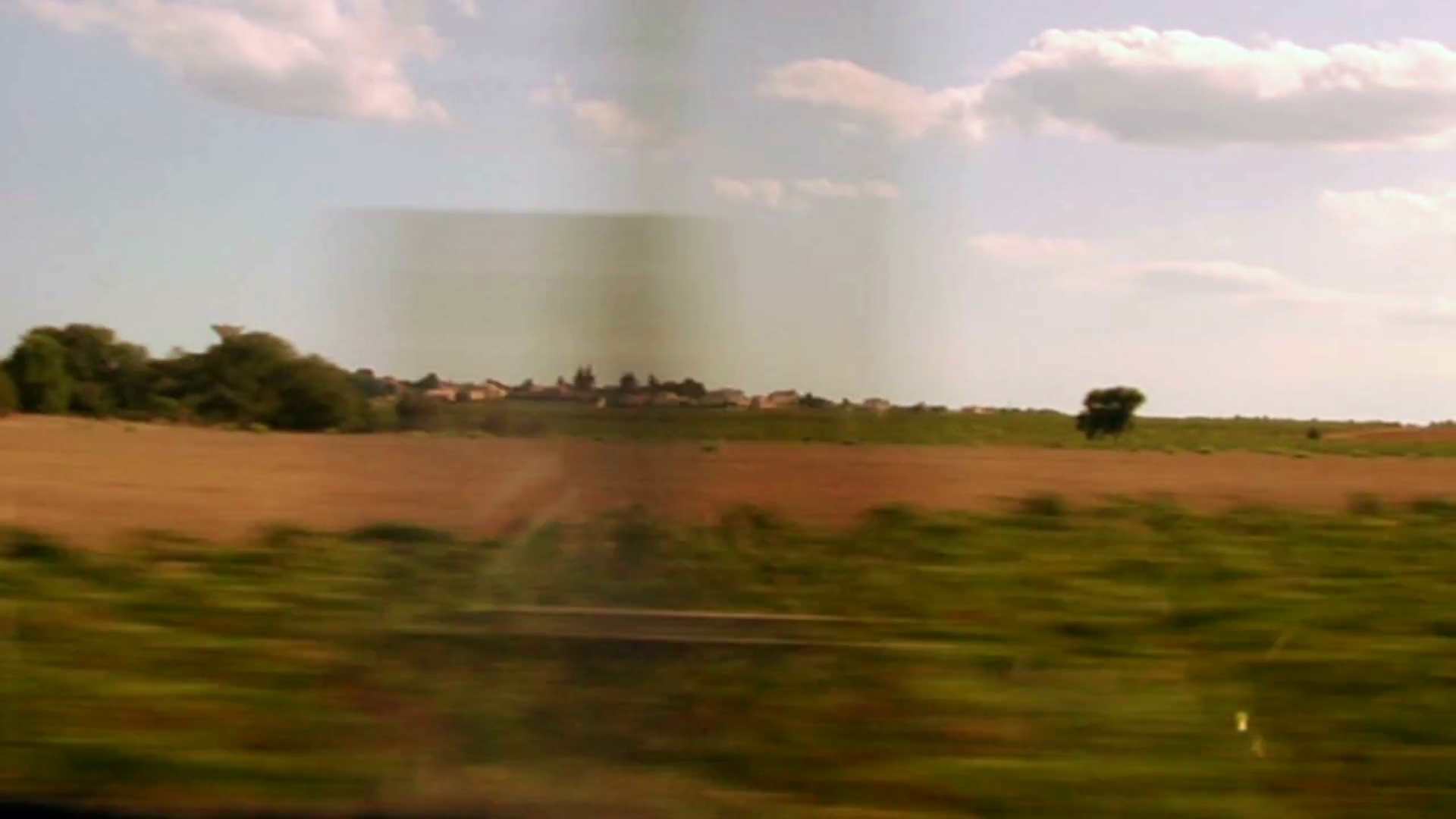 View Of Scenic Landscape Seen From Moving Stock Footage SBV-348435359 ...