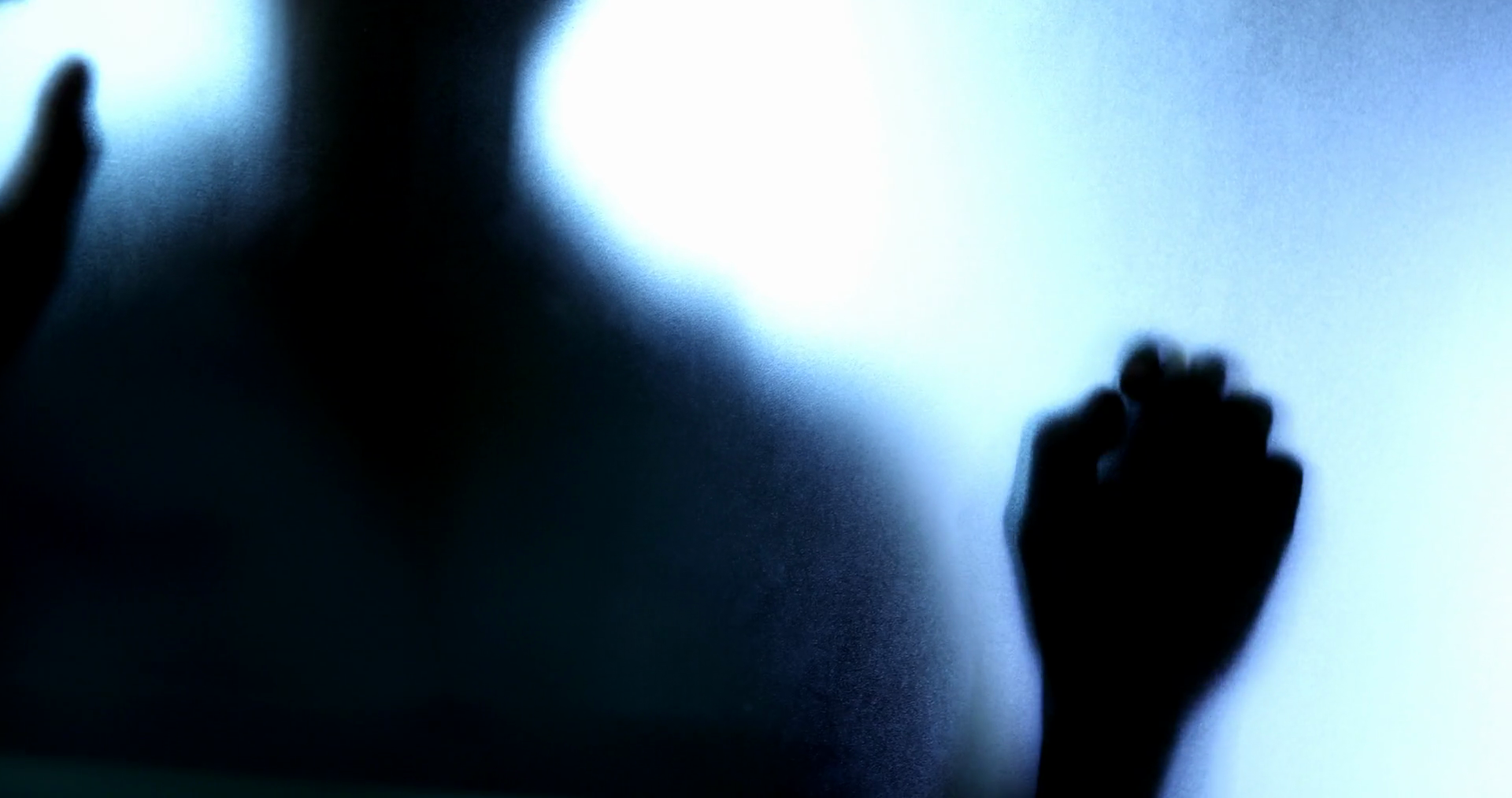 Woman Behind Diffused Glass Feeling Trapped Stock Footage SBV-348475775 ...