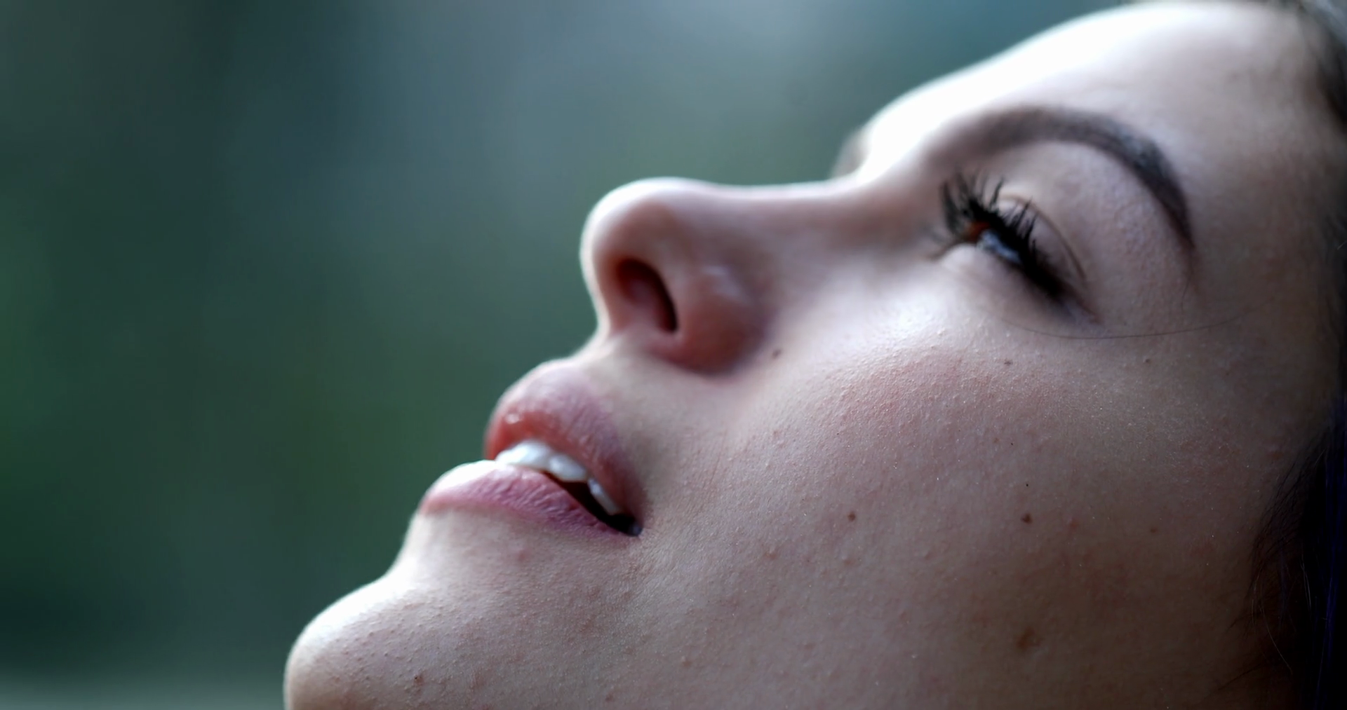 Woman Face Closing Eyes In Contemplation Stock Footage SBV-348691868 ...