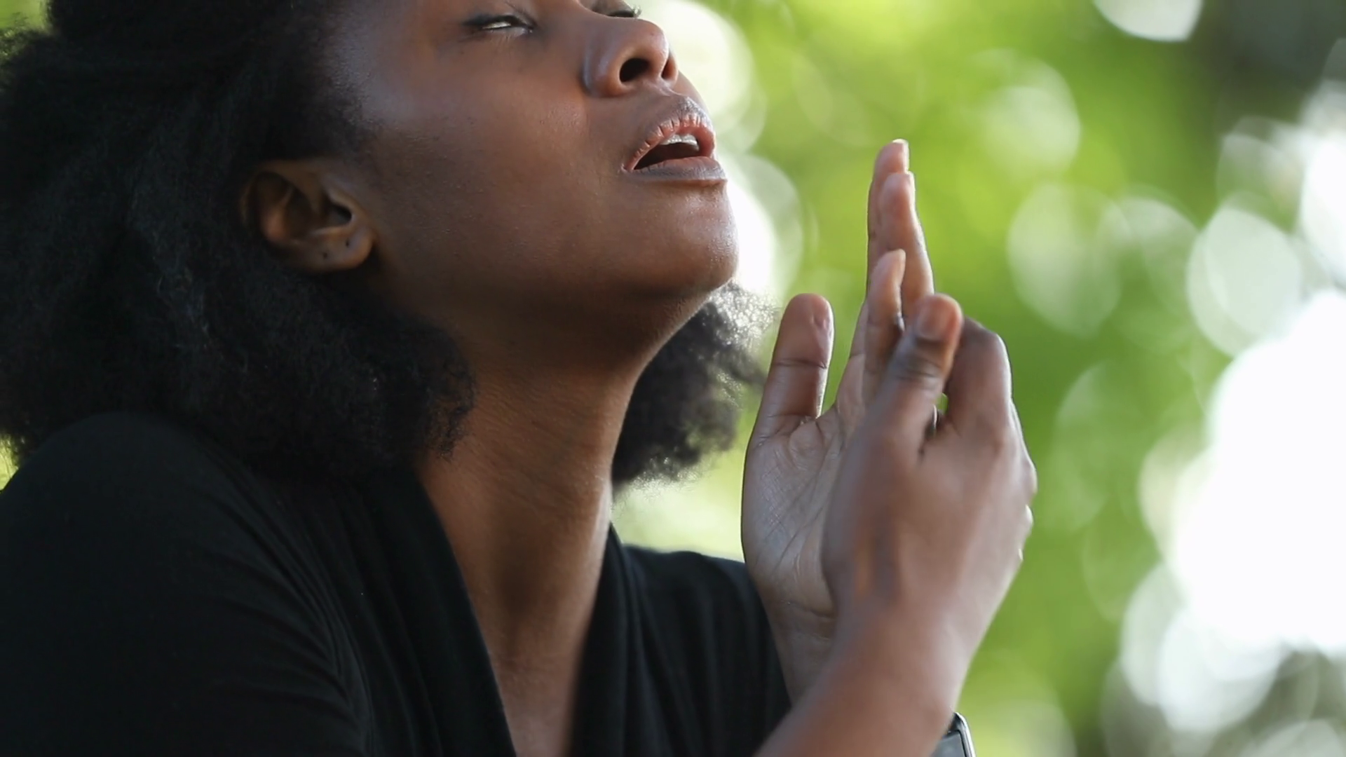 Woman Feeling Anxiety Emotional Worried Stock Footage SBV-348495837 ...