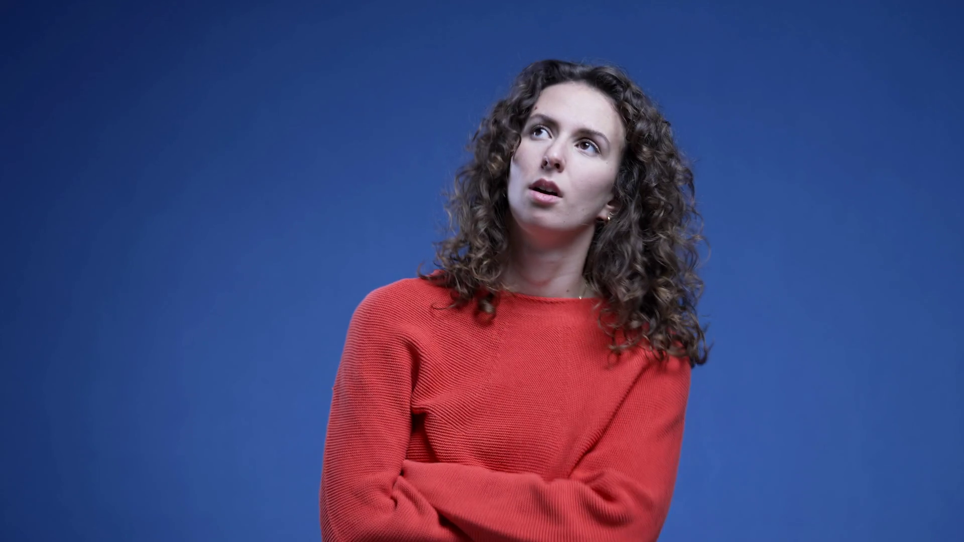 Woman Feeling Bored Sighing Deeply With Arms Stock Footage SBV ...