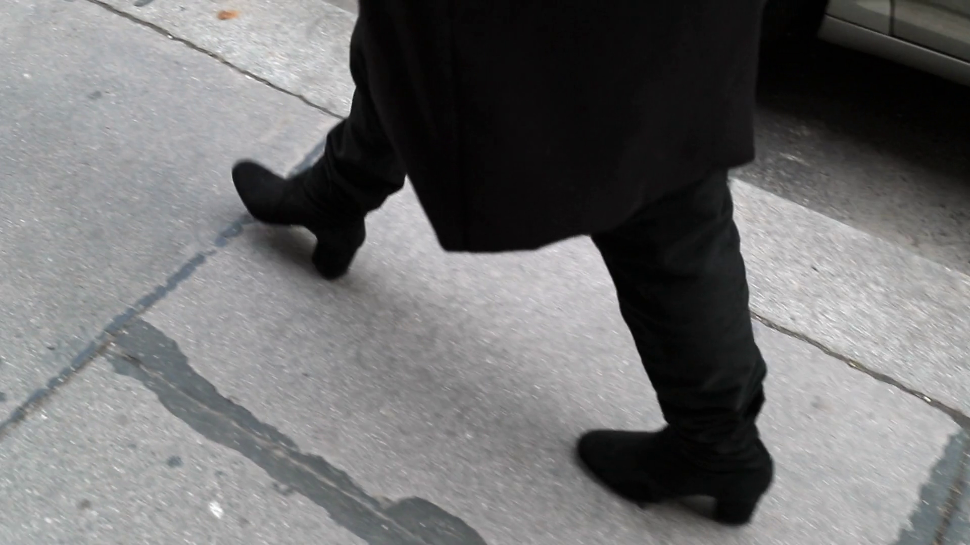 Woman Feet Walking In Slow Motion In Street Stock Footage SBV-348545916 ...