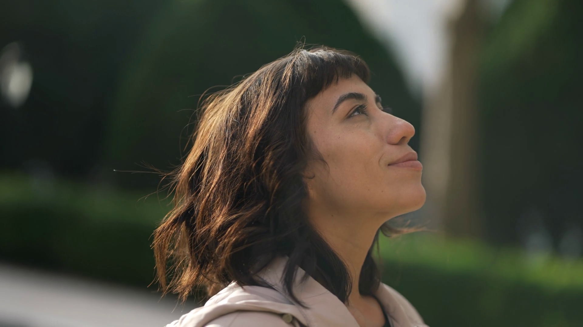 Woman Opening Eyes To Sky Having Hope Faith Stock Footage SBV-348862330 ...