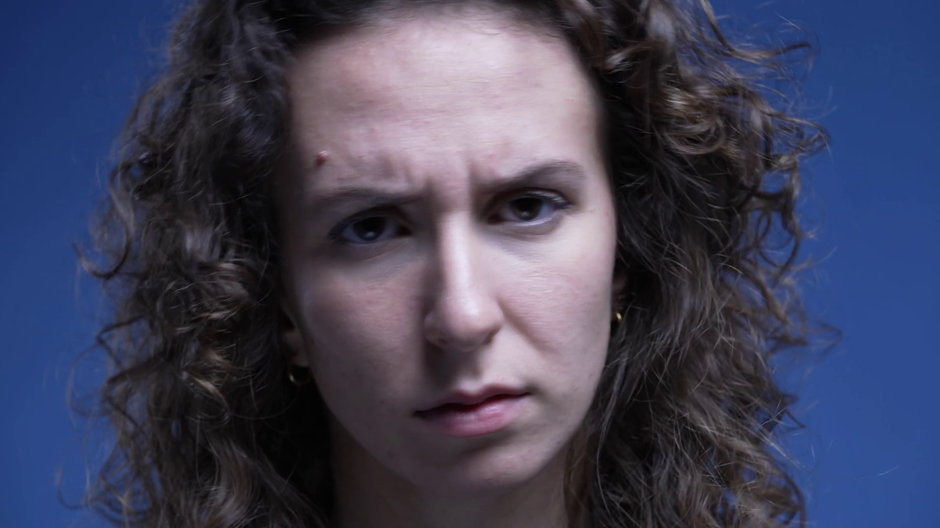 Woman Shaking Head Gesturing Refusal With Stock Footage SBV-348657309 ...