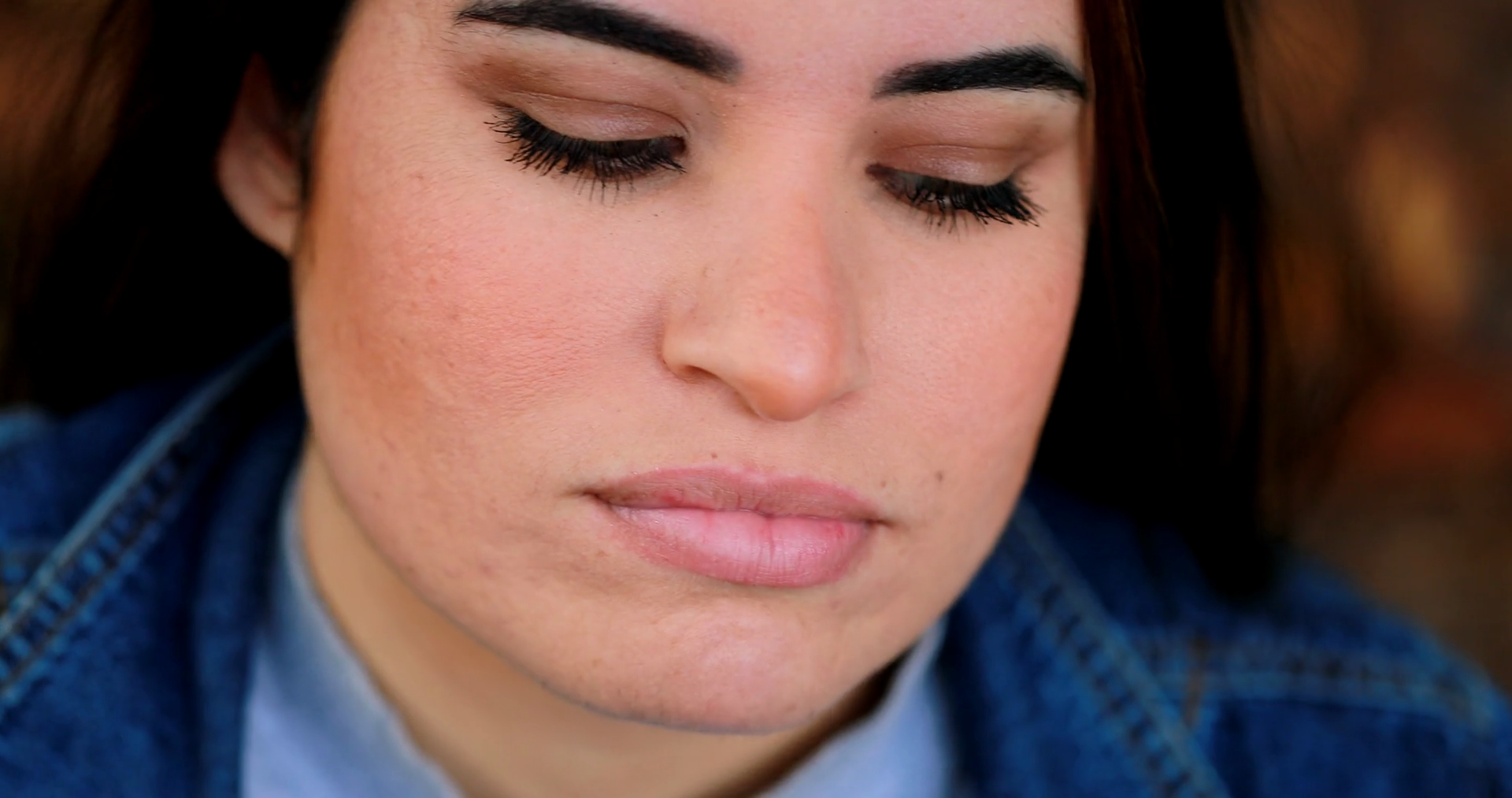Woman Trying To Decide Close Up Face Seeking Stock Footage SBV ...
