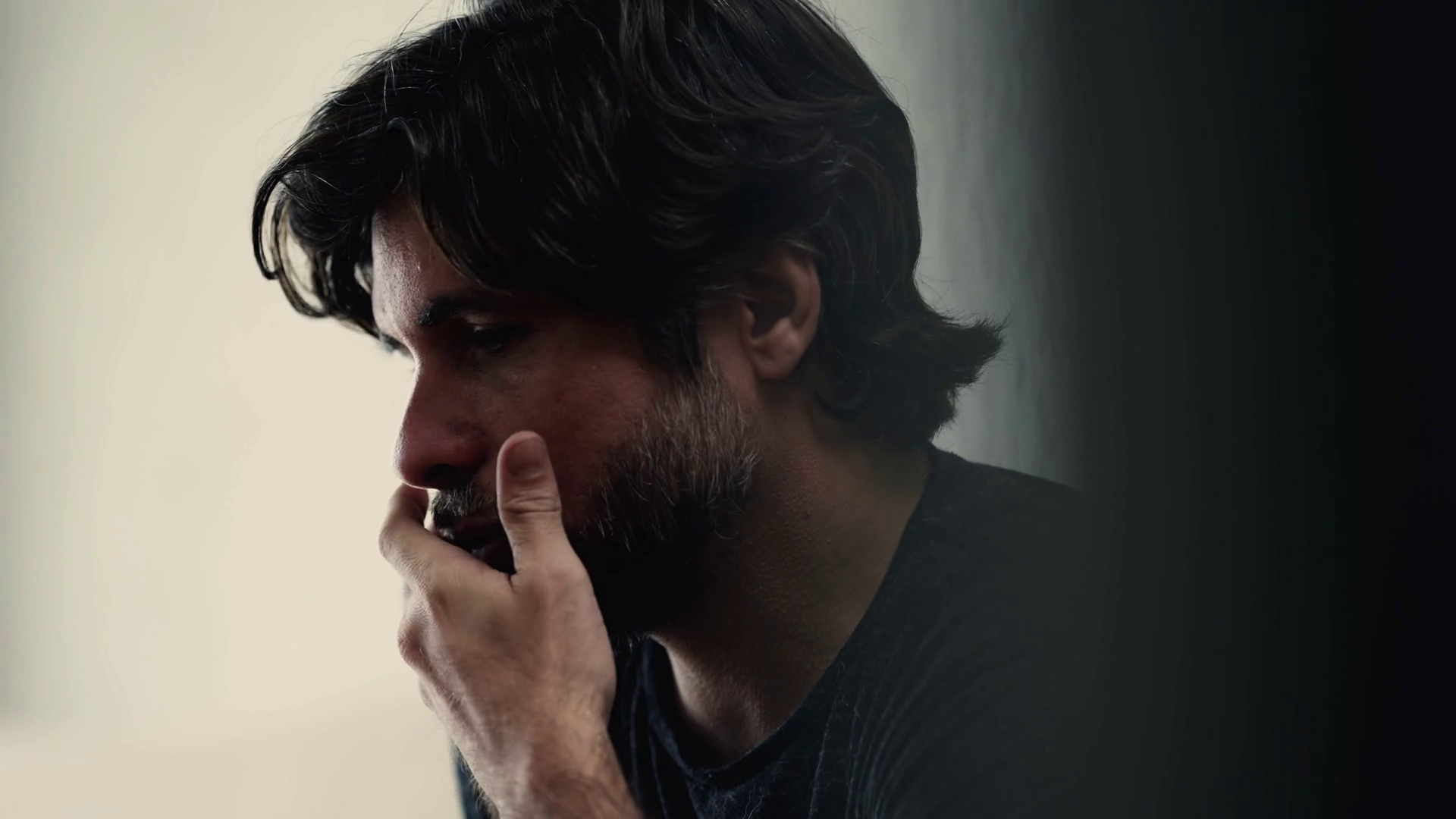 Worried Young Man Mentally Stuck In Stress Stock Footage SBV-348493754 ...