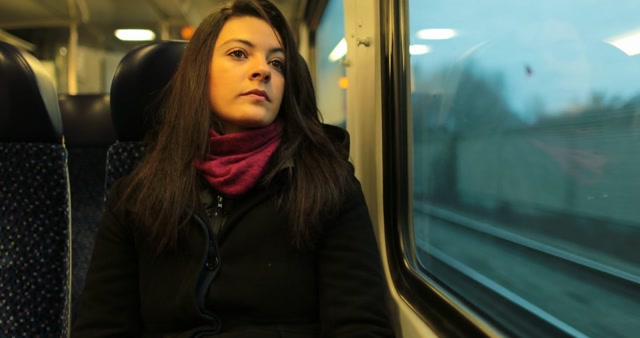 Woman Train Ride Stock Footage: Royalty-Free Video Clips - Storyblocks