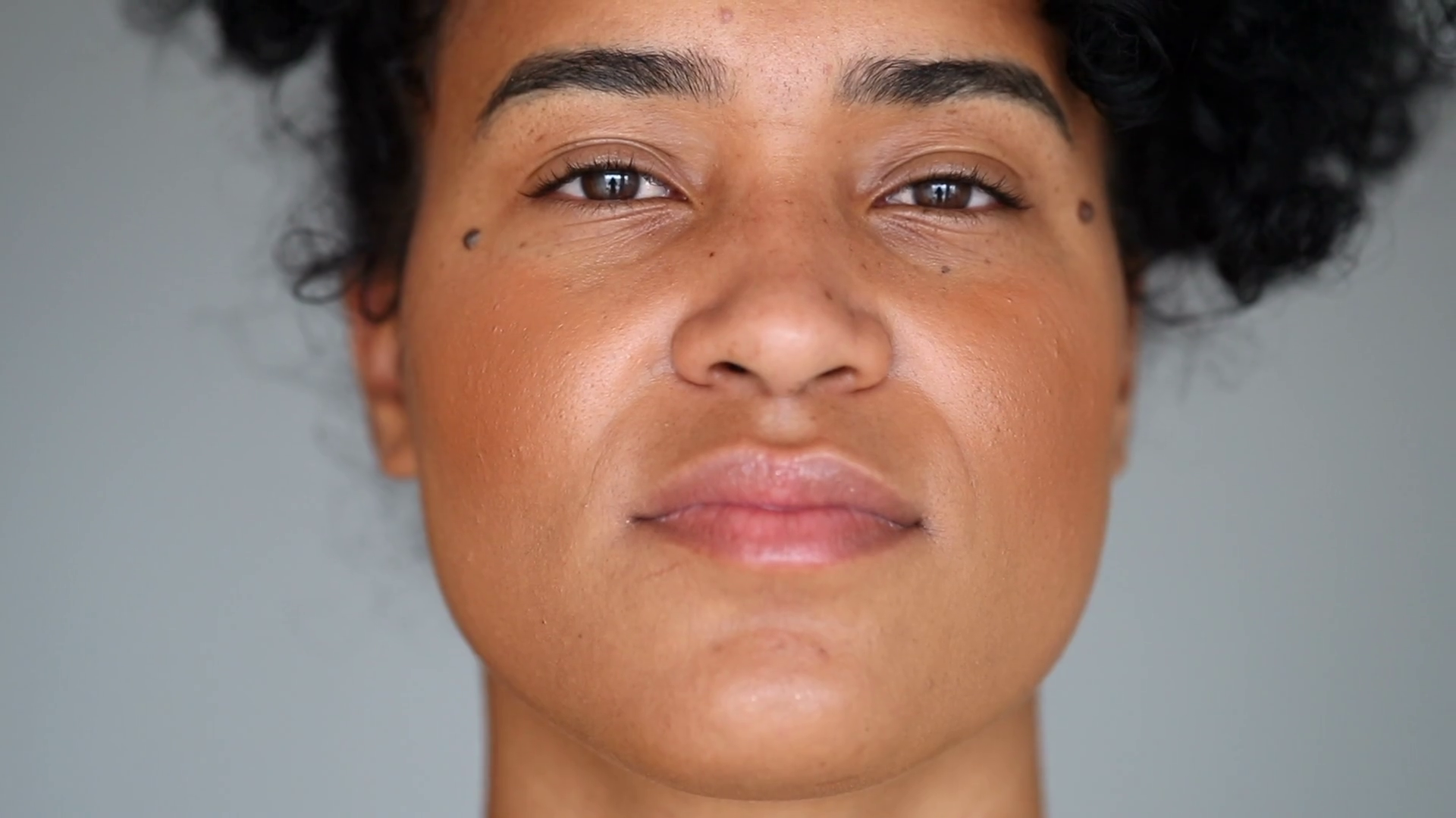 Young African American Woman Staring At Stock Footage SBV-348479797 ...