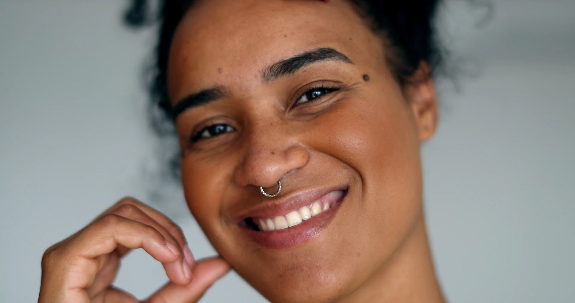 Young Black Mixed Race Brazilian Girl Stock Footage SBV-348479224 ...