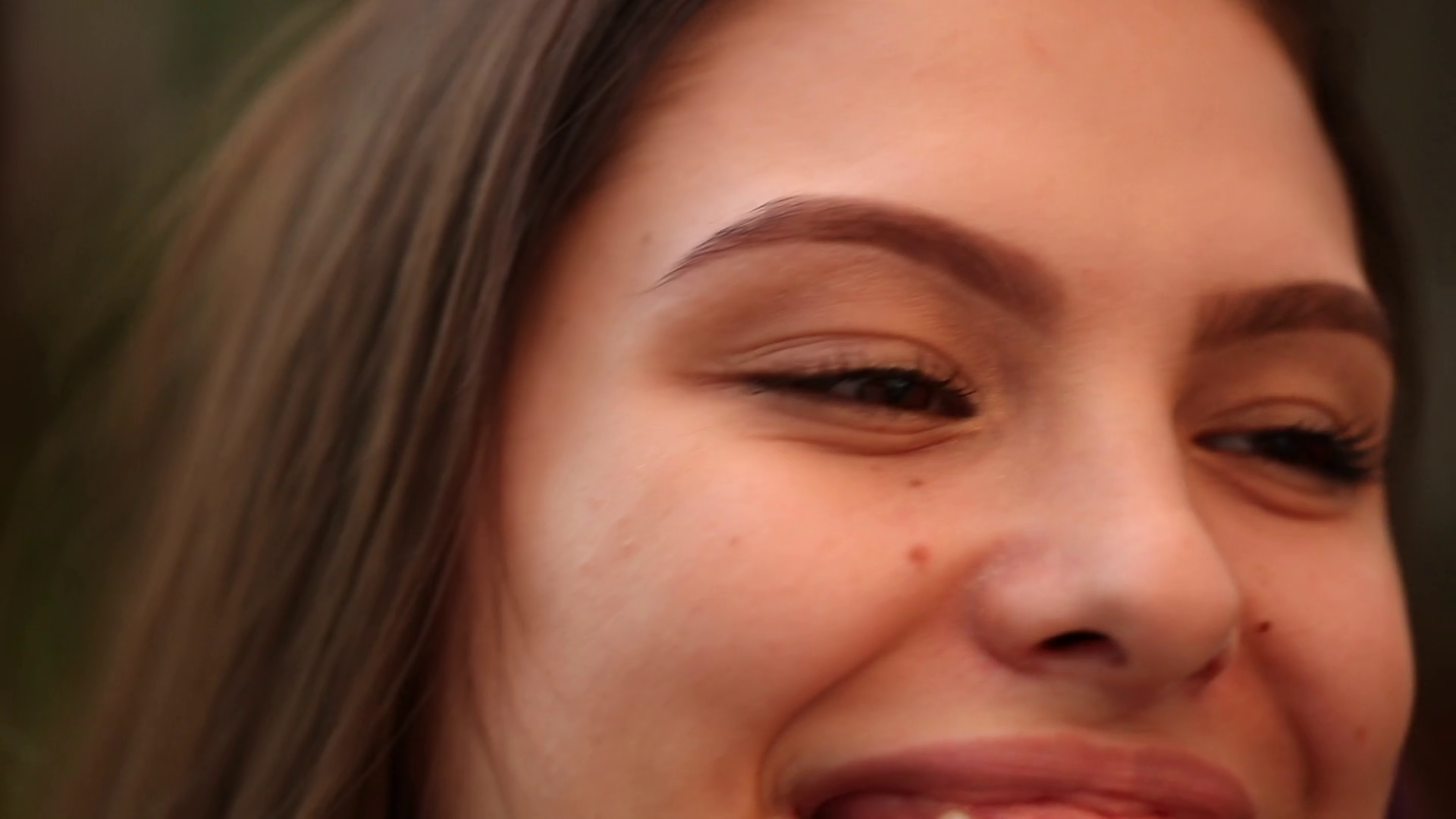 Young Woman Portrait Looking At Camera Stock Footage SBV-348694708 ...