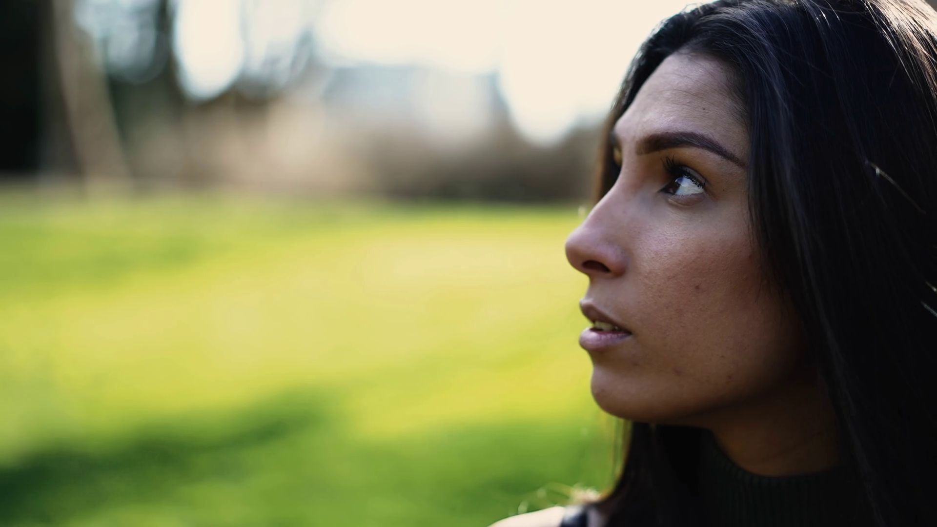 Young Woman With Worried Expression Standing Stock Footage SBV ...