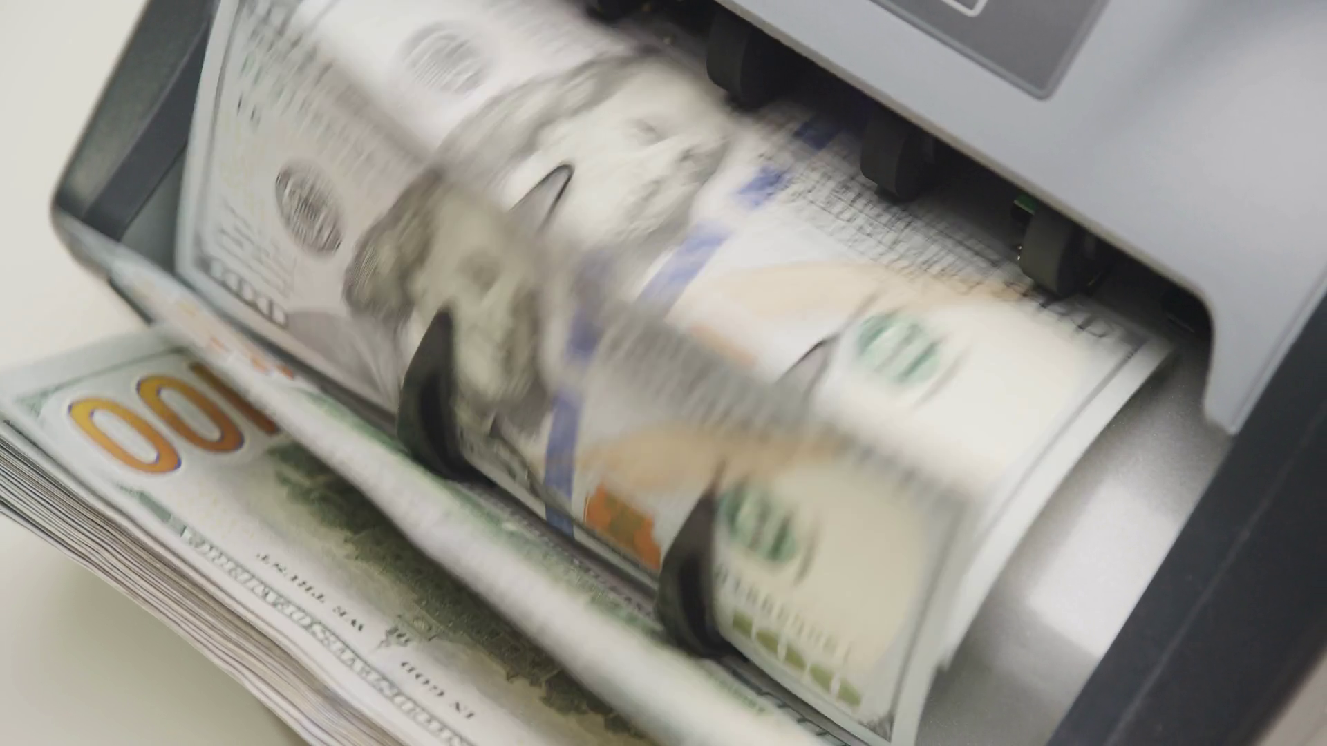 Motion Blur Of Dollar Bills In Money Stock Footage SBV-351678978 ...