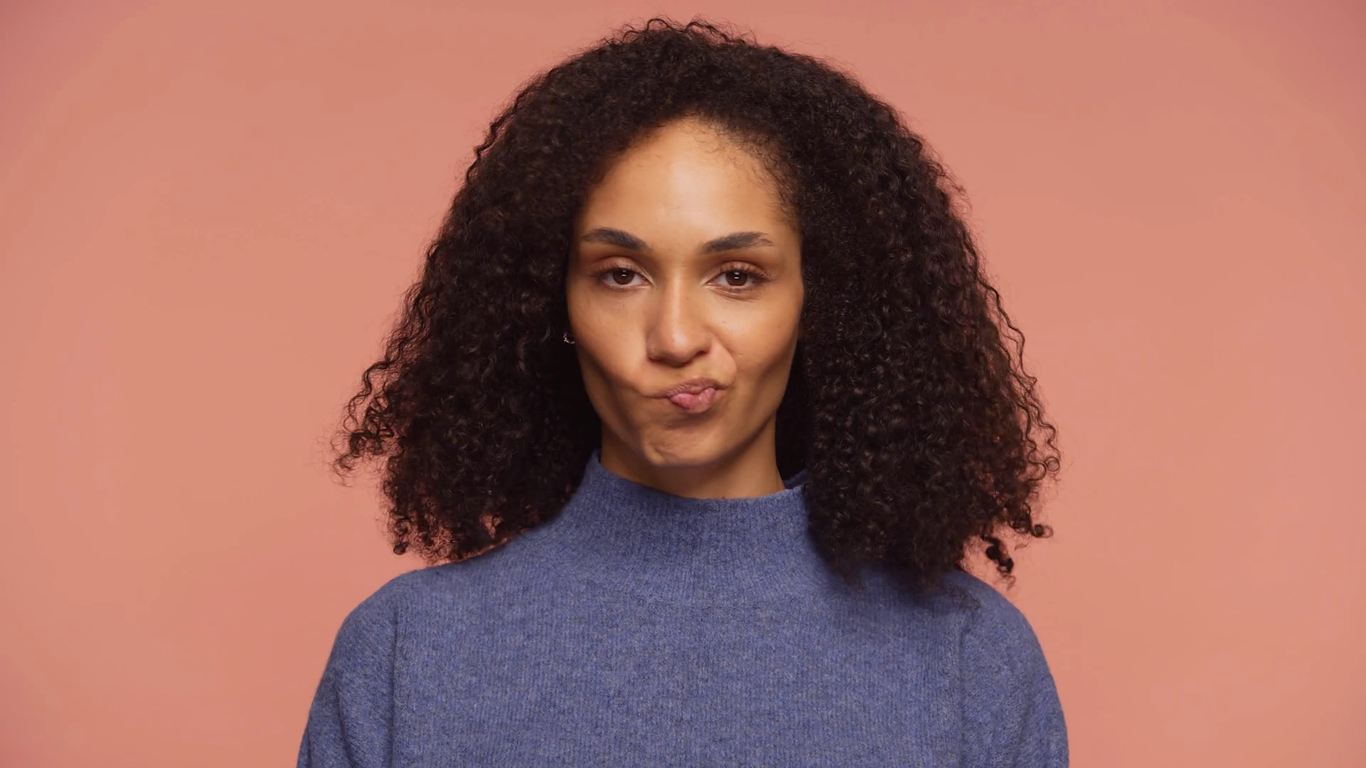 Woman Shaking Head In Disapproval With Stock Footage SBV-351897543 ...