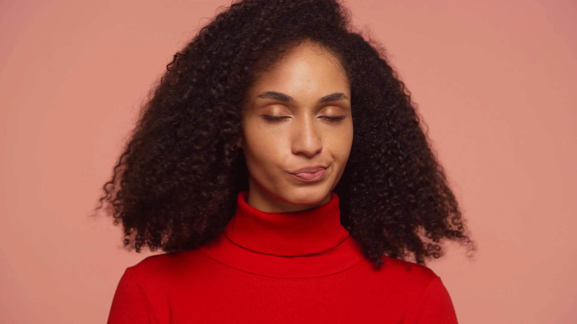 Woman Shaking Head In Disapproval With Stock Footage SBV-351907799 ...