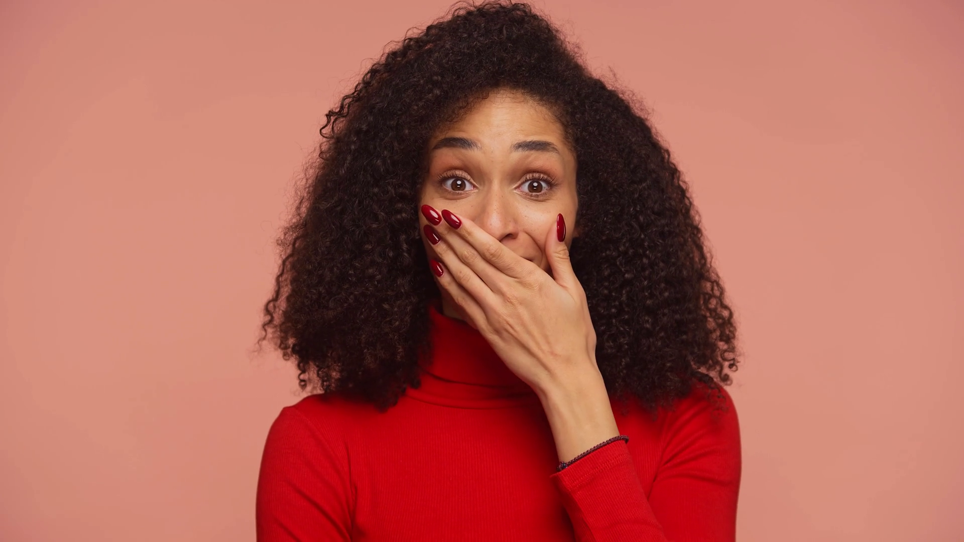 Woman Reacting With Positive Surprise On Stock Footage SBV-352025081 ...