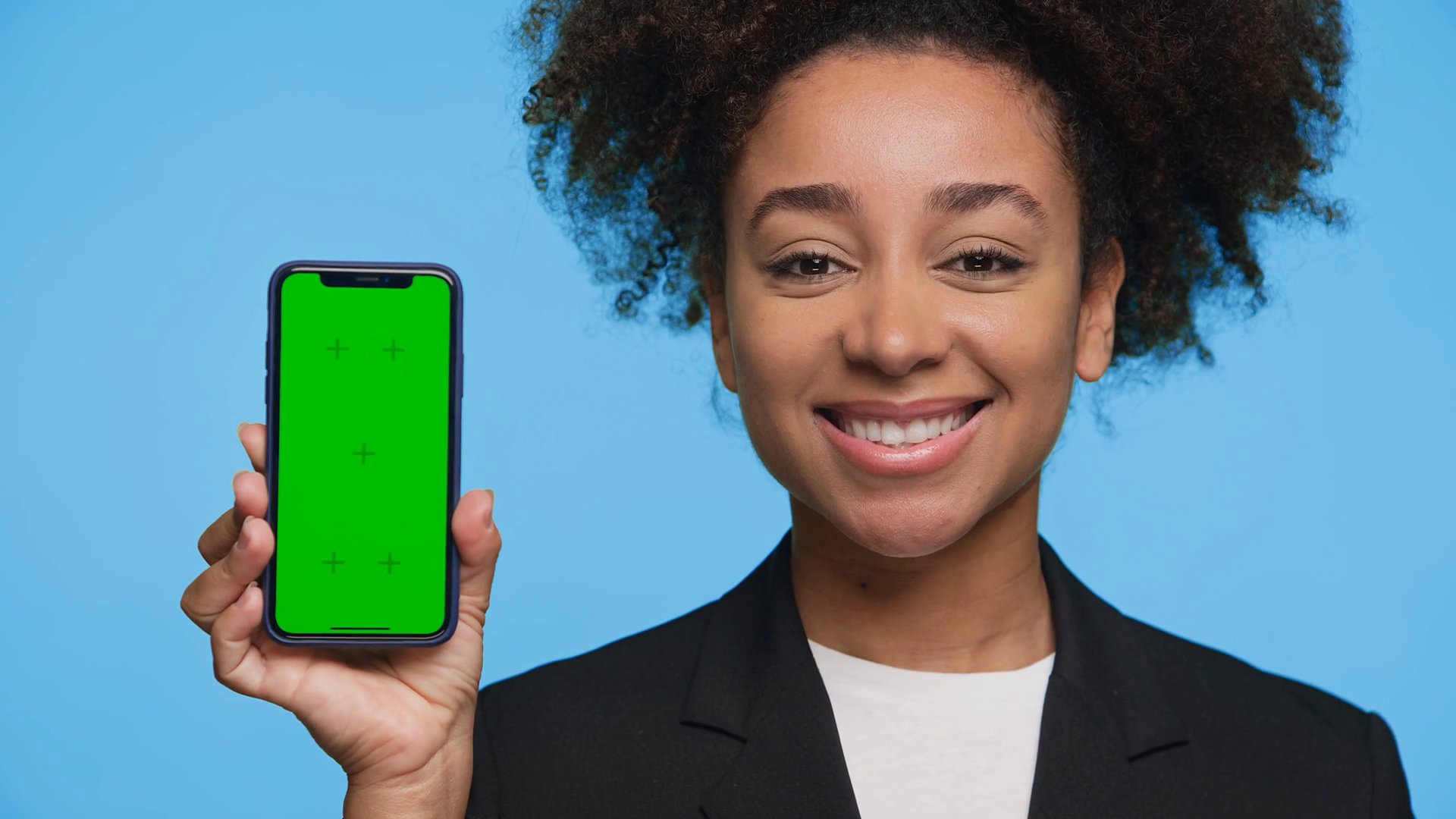 Smiling Businesswoman Showing Smartphone Stock Footage Sbv 352741505 1036