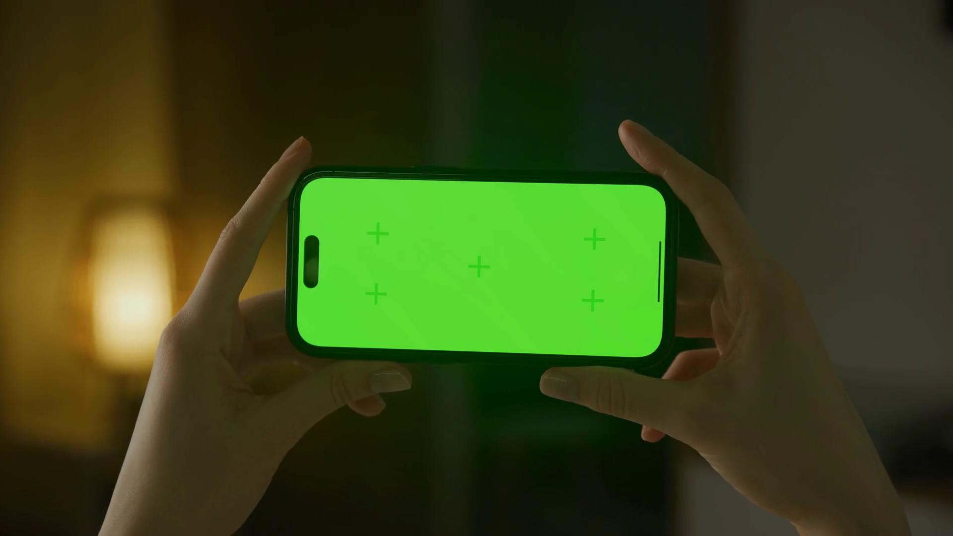 Horizontal Smartphone With Green Screen Stock Footage SBV-347466486 ...
