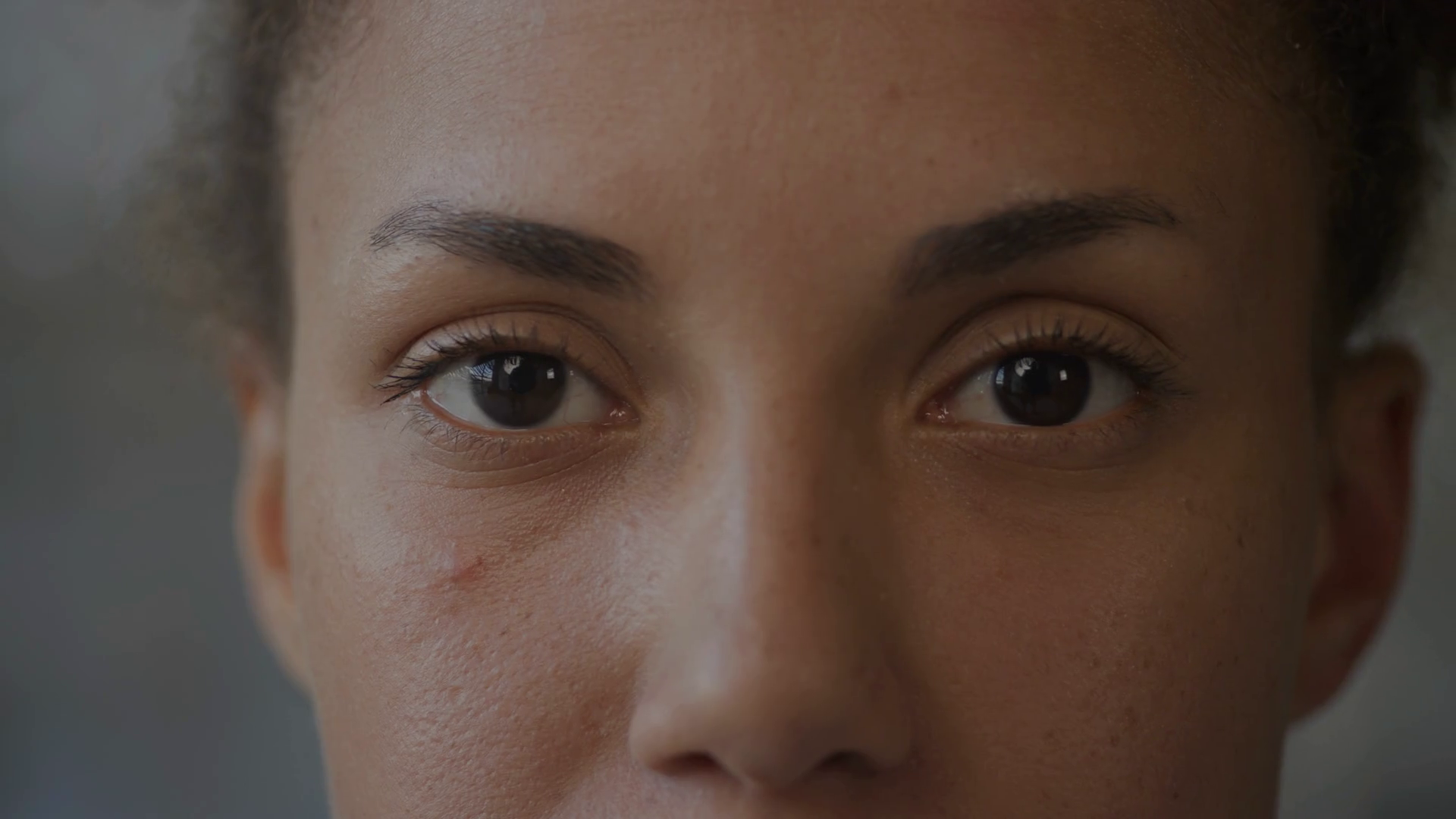 Woman Smiling Eyes Extreme Close Up Stock Footage SBV-347770695 ...