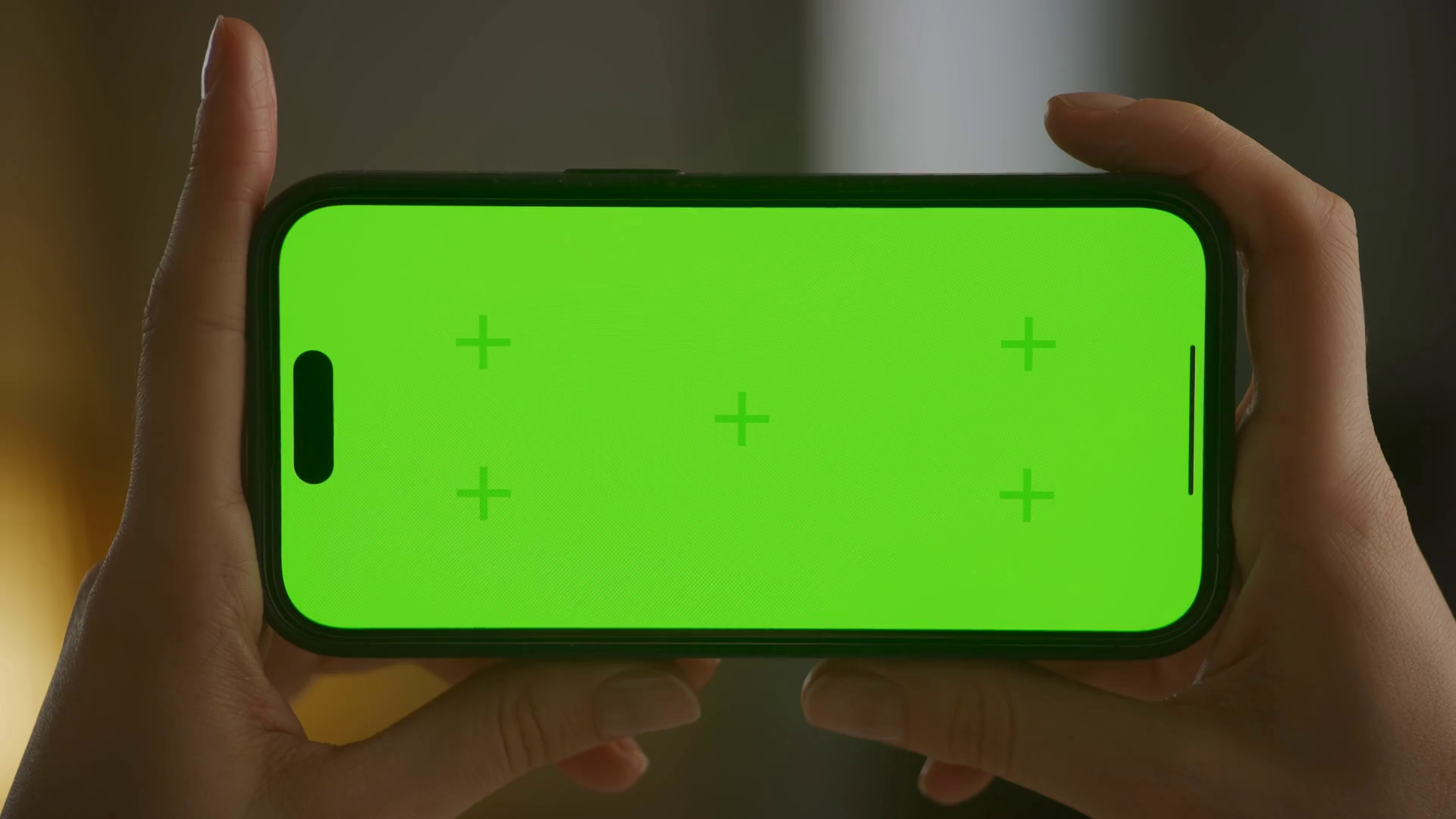 Horizontal Modern Green Screen Smartphone Stock Footage SBV-348522759 ...