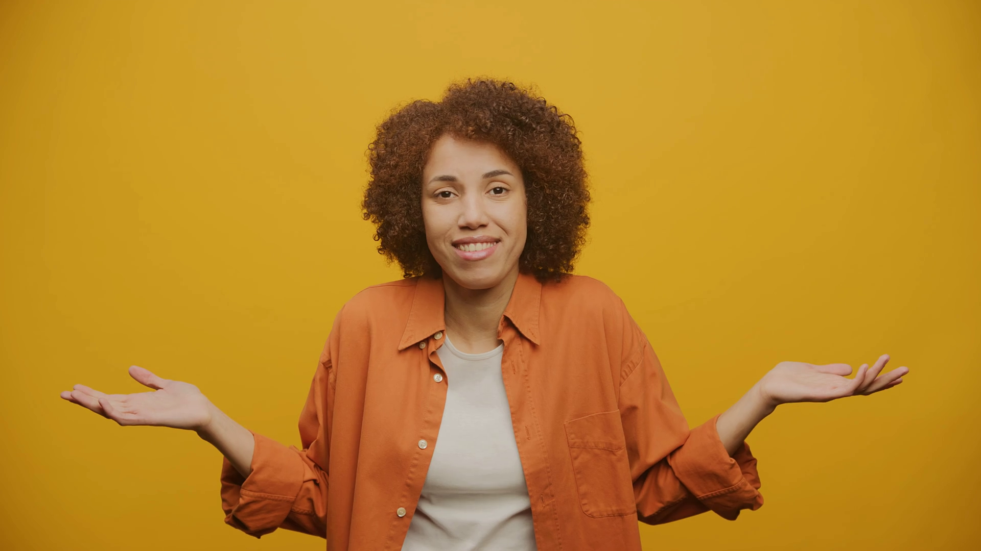 Woman In Question I Don't Know Gesture On Stock Footage SBV-347691332 ...