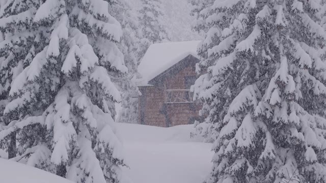 Snowstorm House Stock Footage: Royalty-Free Video Clips - Storyblocks