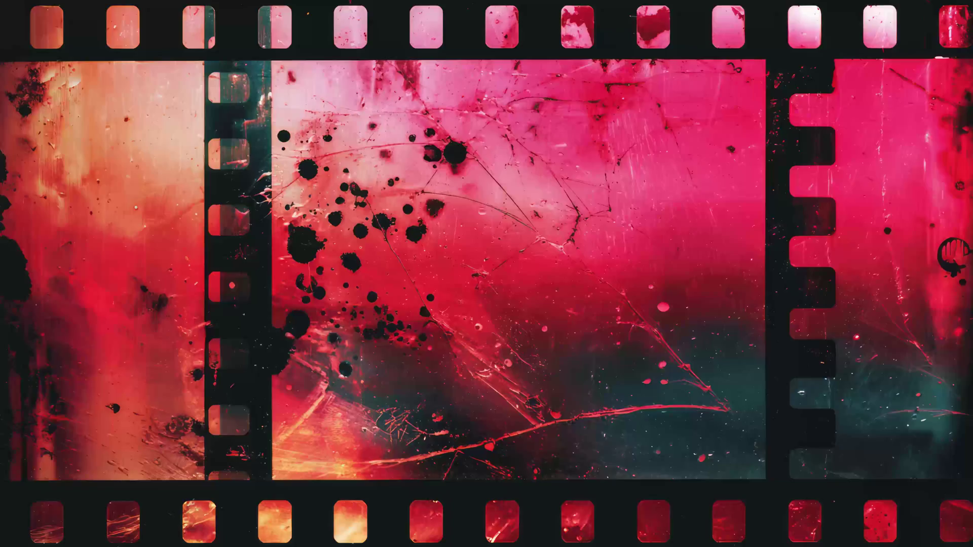 Vintage Film Leader With Sprocket Holes Stock Footage SBV-353313224 ...