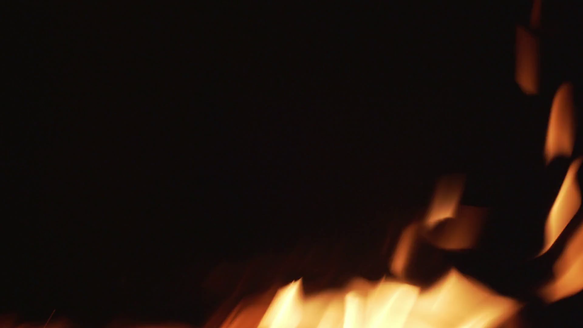 Fire Flames Isolated On Black Background Stock Motion Graphics SBV ...