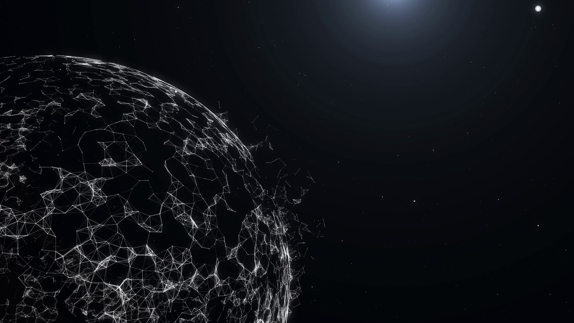 Abstract Digital Plexus Technology Of Earth Stock Motion Graphics SBV ...