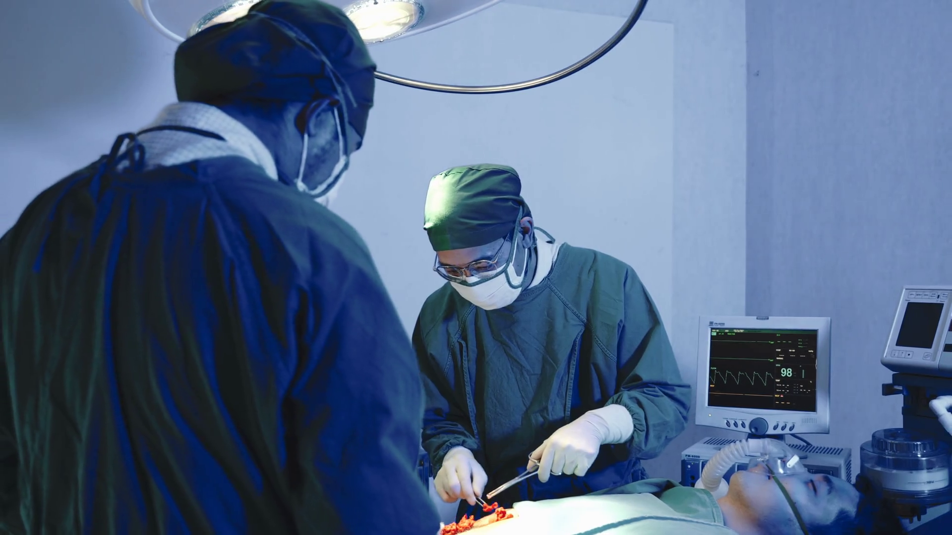 Medical Surgical Doctor Team Performing Stock Footage SBV-346990562 ...