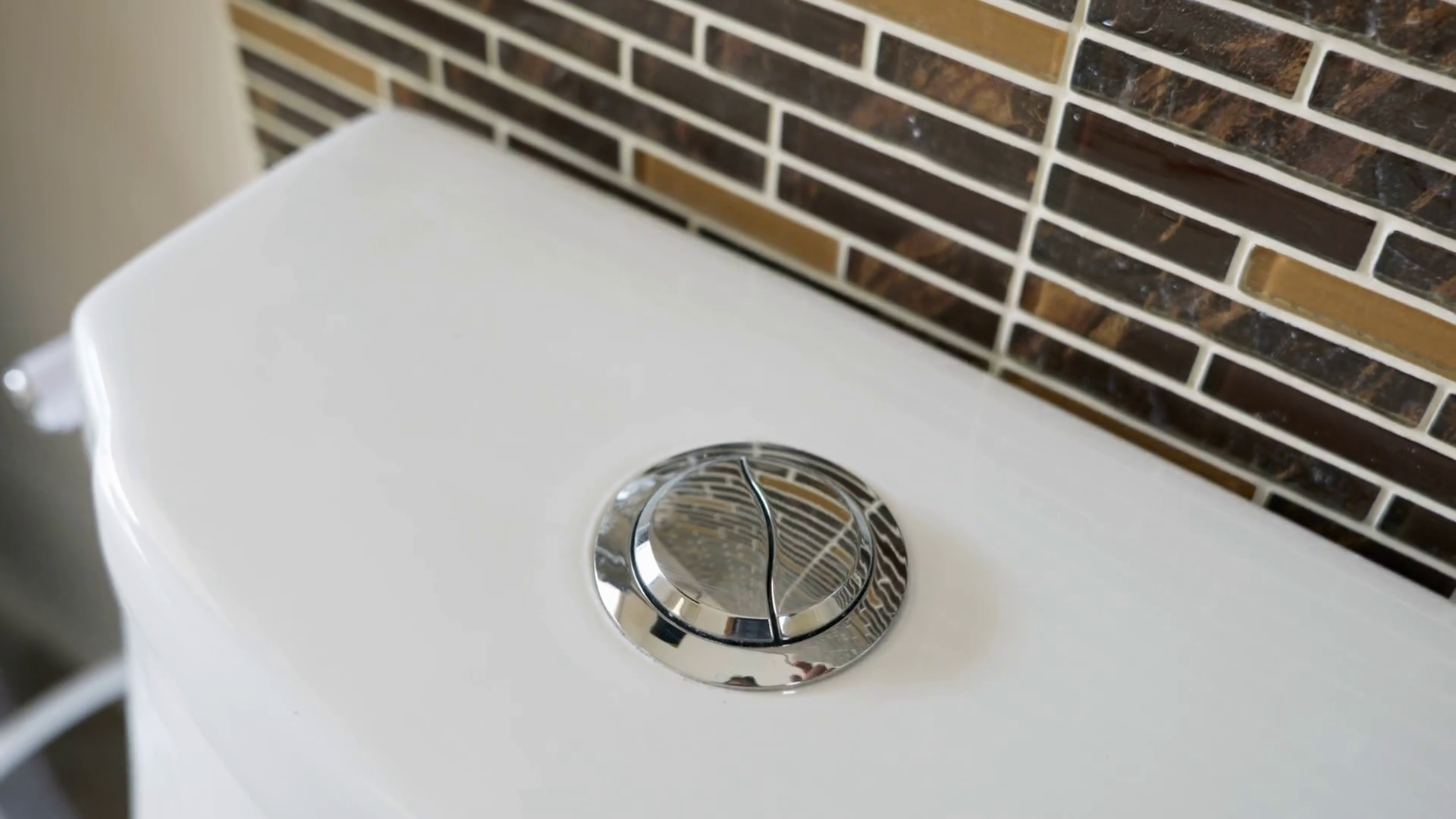 Hand Press Flush Toilet Water To Cleaning Stock Footage SBV-346833313 ...