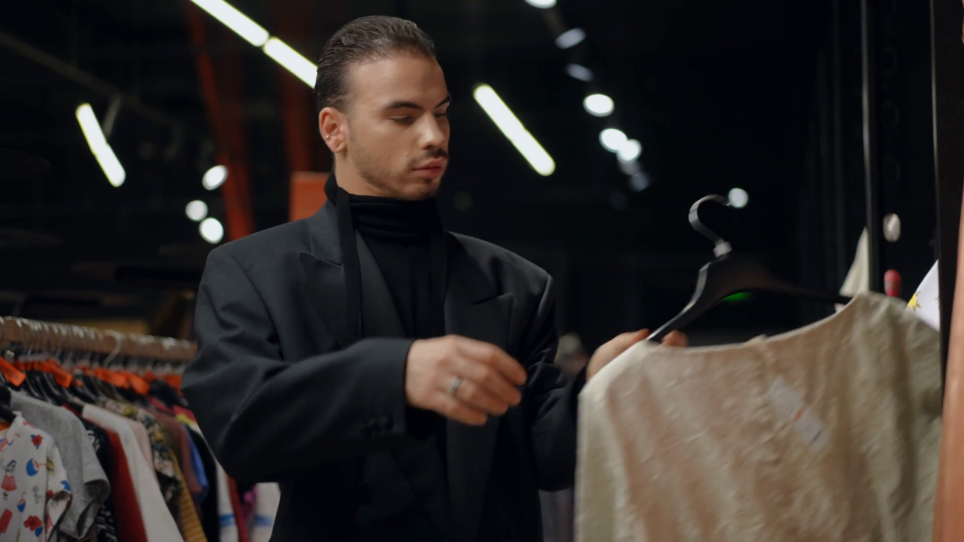 A Fashionable Stylish Individual Proudly Stock Footage SBV-352048169 ...