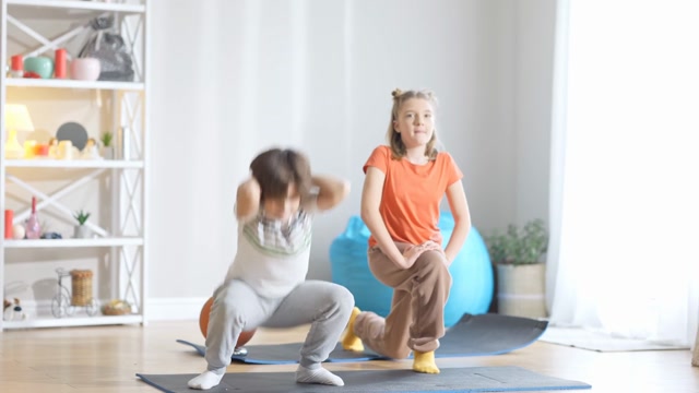 Bouncing On Yoga Ball Stock Footage: Royalty-Free Video Clips - Storyblocks