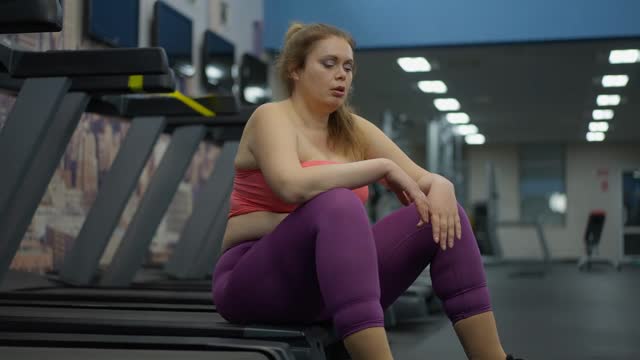 Sad Gym Stock Footage: Royalty-Free Video Clips - Storyblocks