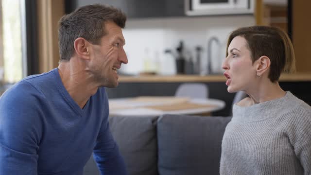 Man Yelling At Woman Stock Footage: Royalty-Free Video Clips - Storyblocks